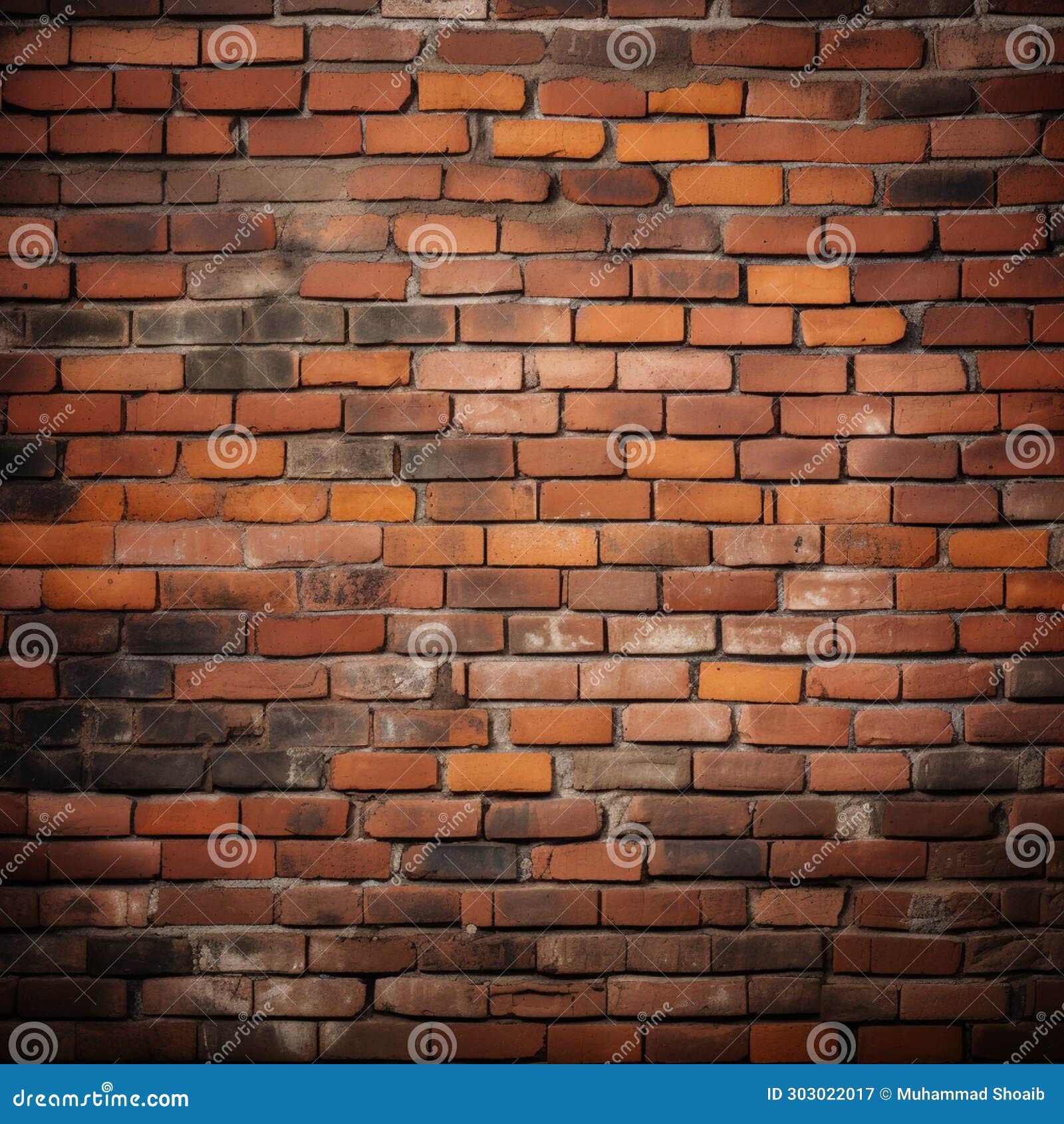 Defined Brick Wall Texture With Clear Outlines And Visible Mortar ...