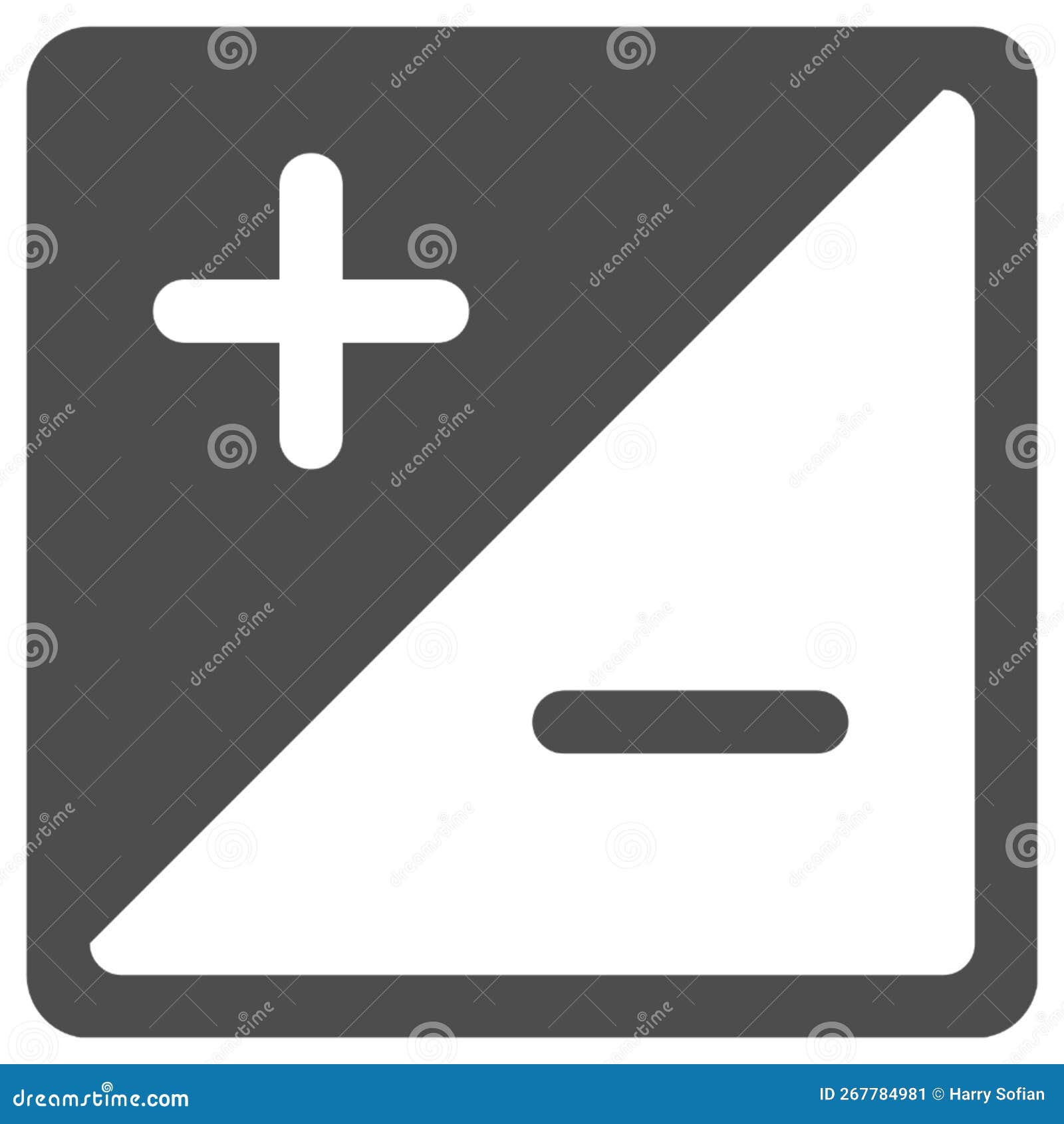 Contrast Icon. Brightness Sign. Adjust Contrast Symbol. Flat Style ...