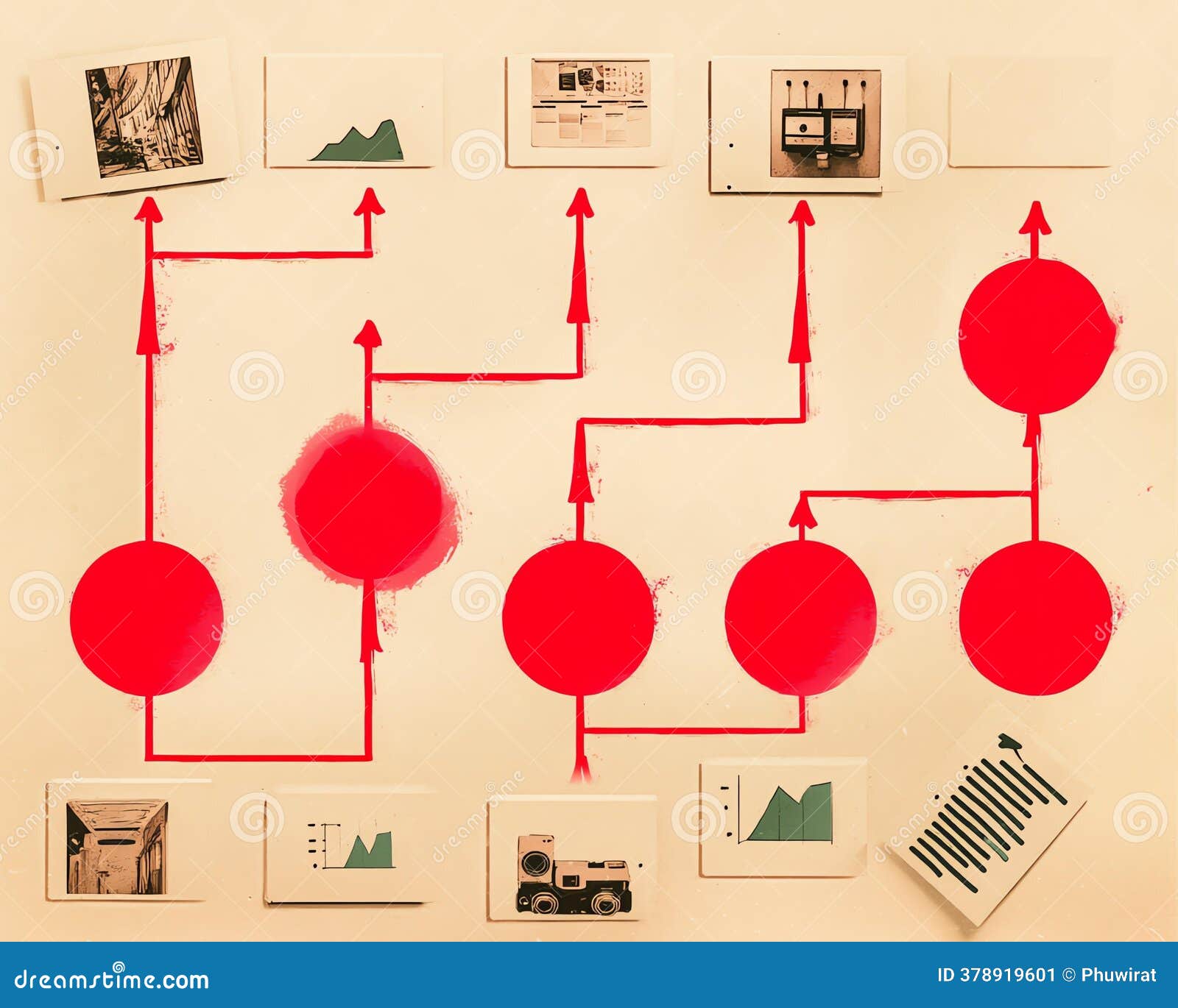 Flowchart Design Clean Background Illustration | CartoonDealer.com ...