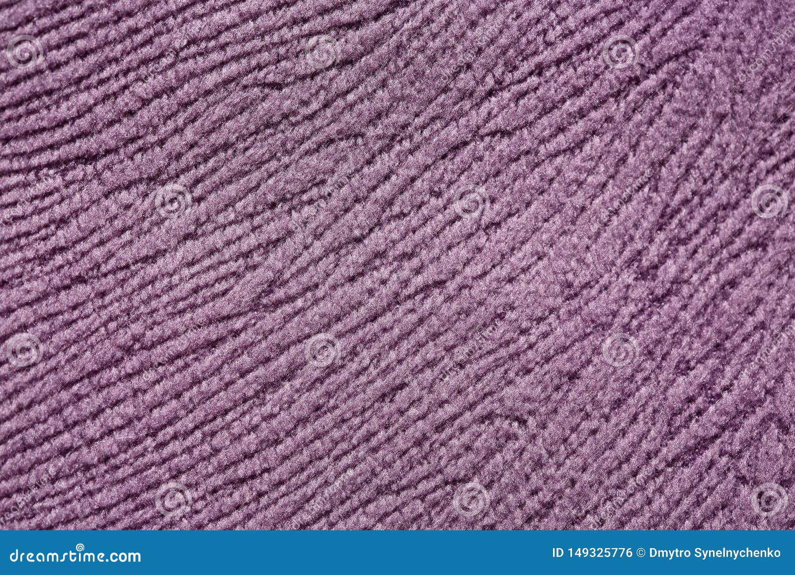 Contrast Light Lilac Lined Fabric Texture for Background on Macro ...