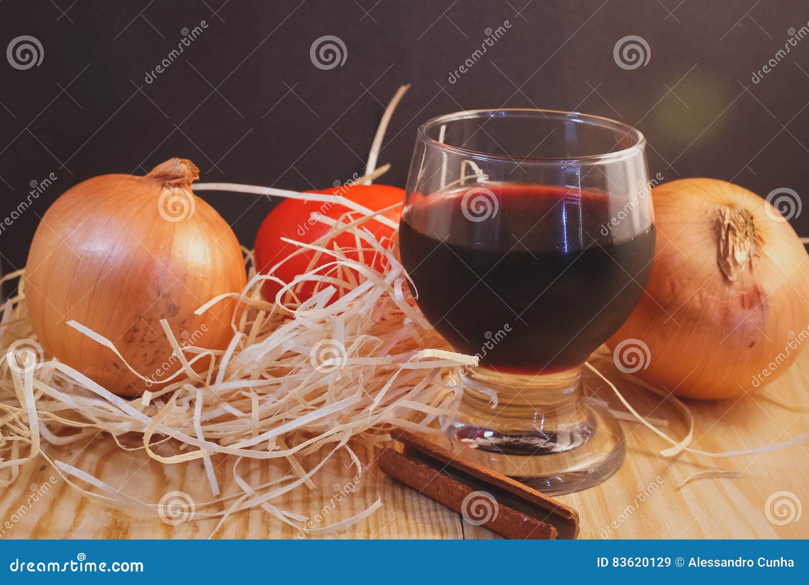 Contrast of Still Life and a Glass of Wine Stock Image - Image of fruit ...