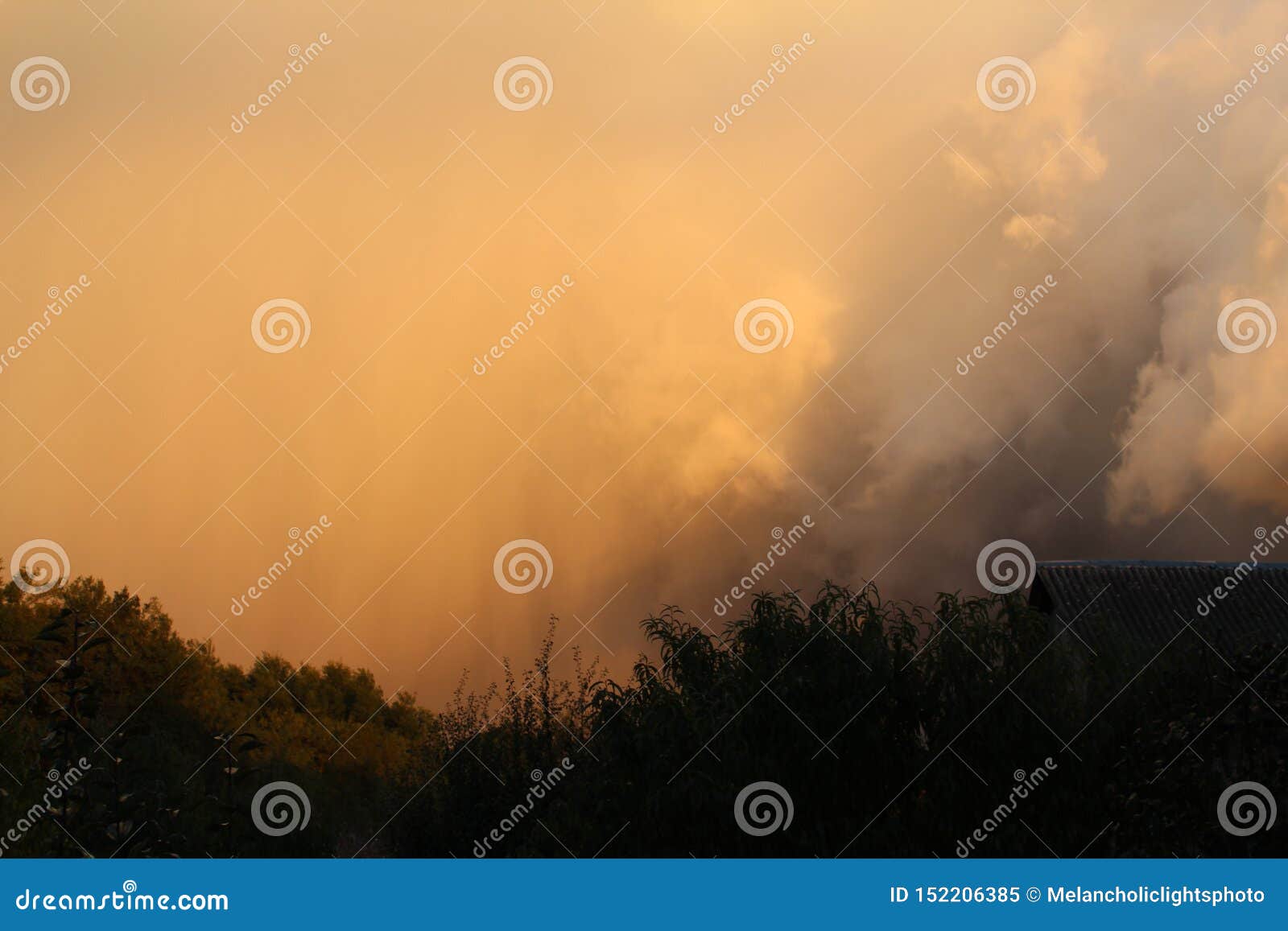 Contrast on a Stormy Skyline Stock Image - Image of rain, landscape ...