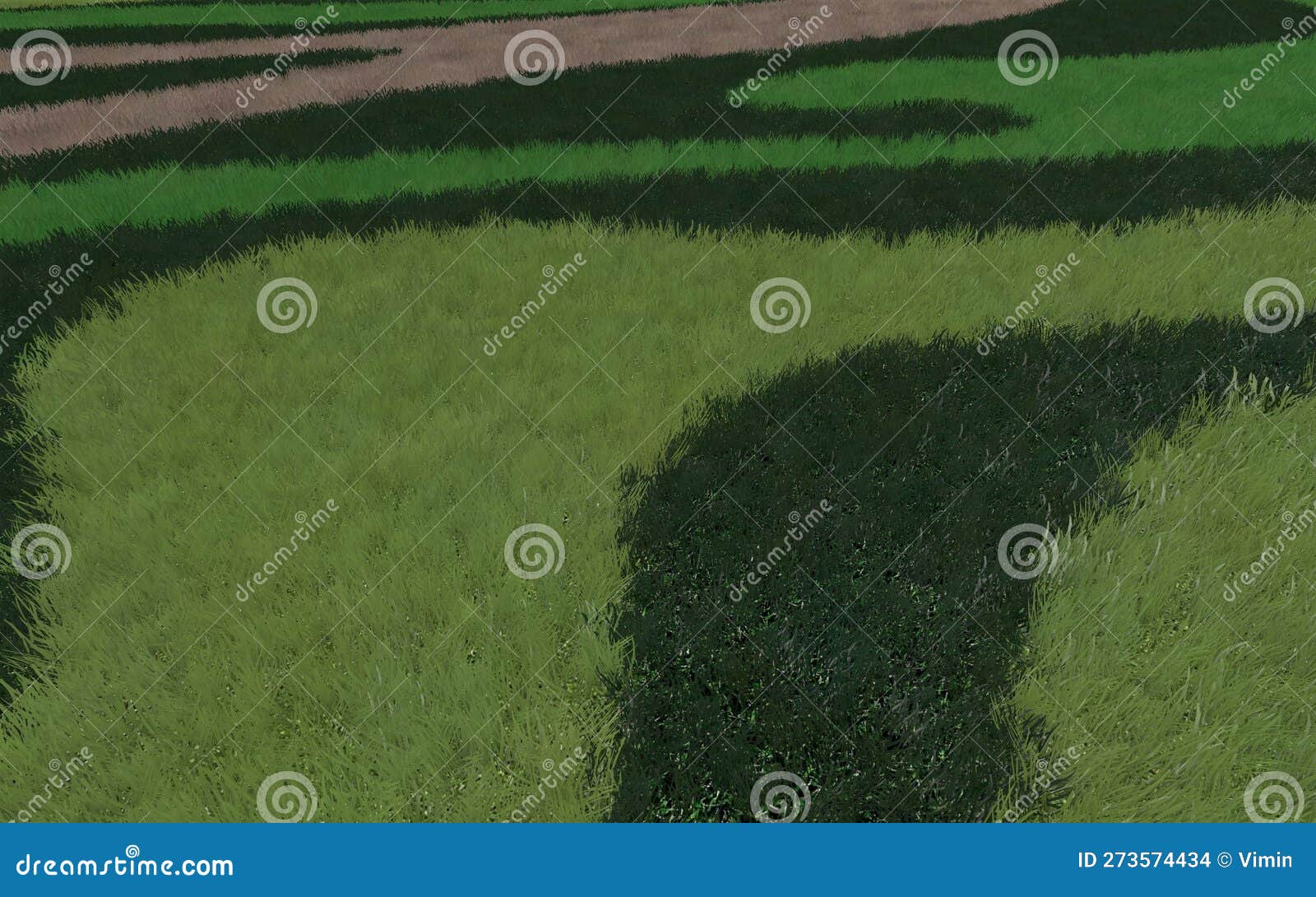 Contrasting Composition of Different Lawn Surfaces in Smooth Lines ...