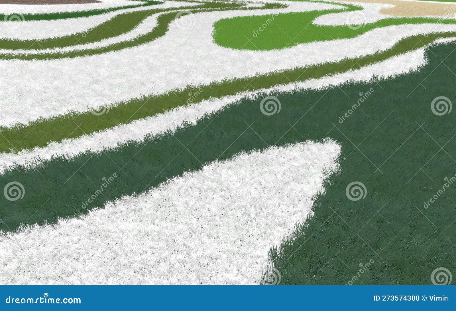 Contrasting Composition of Different Lawn Surfaces in Smooth Lines ...