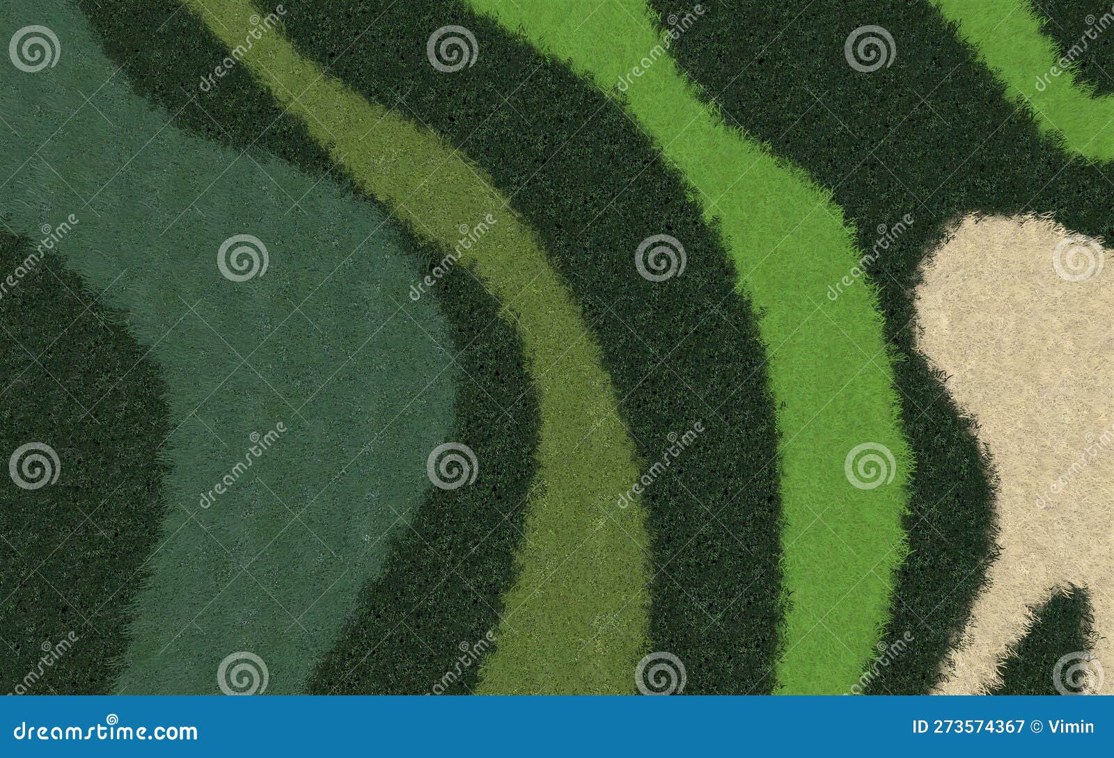 Contrasting Composition of Different Lawn Surfaces in Smooth Lines ...