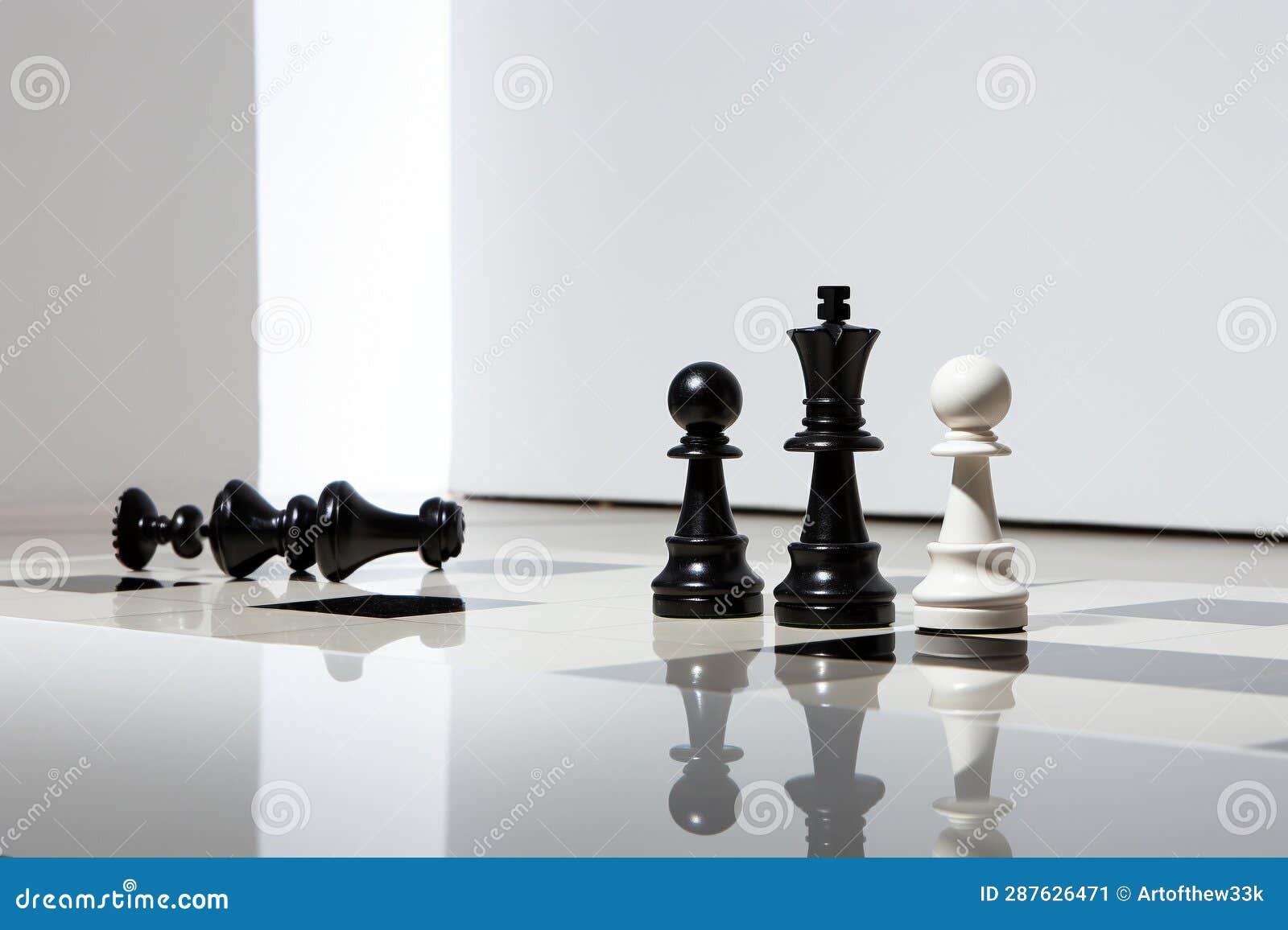 Contrasting Concepts: Chess, Balance, and Perspective Stock ...