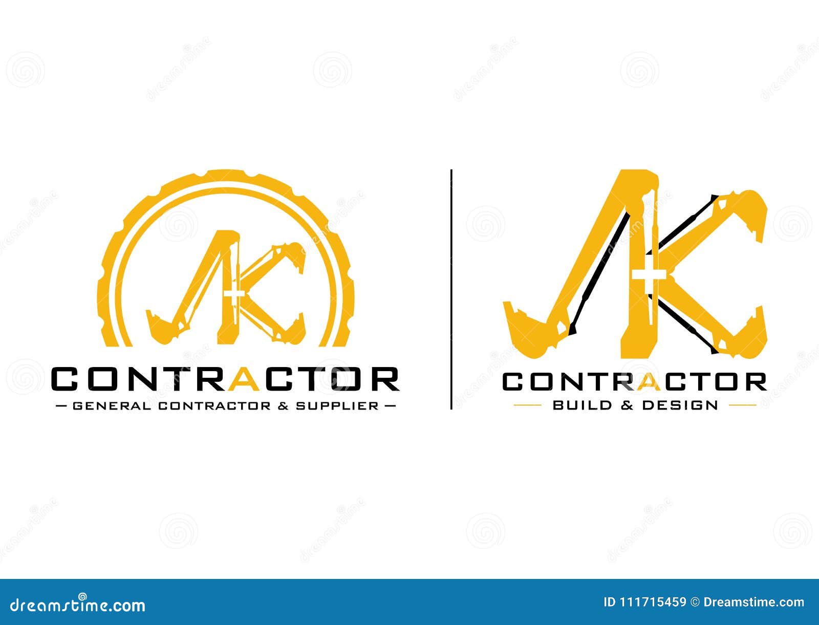 Contratista Logo Vector Design Ilustración del Vector - Ilustración de ...