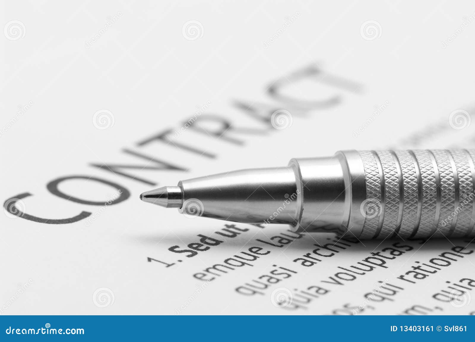 Contratto immagine stock. Immagine di sfera, lettera - 13403161