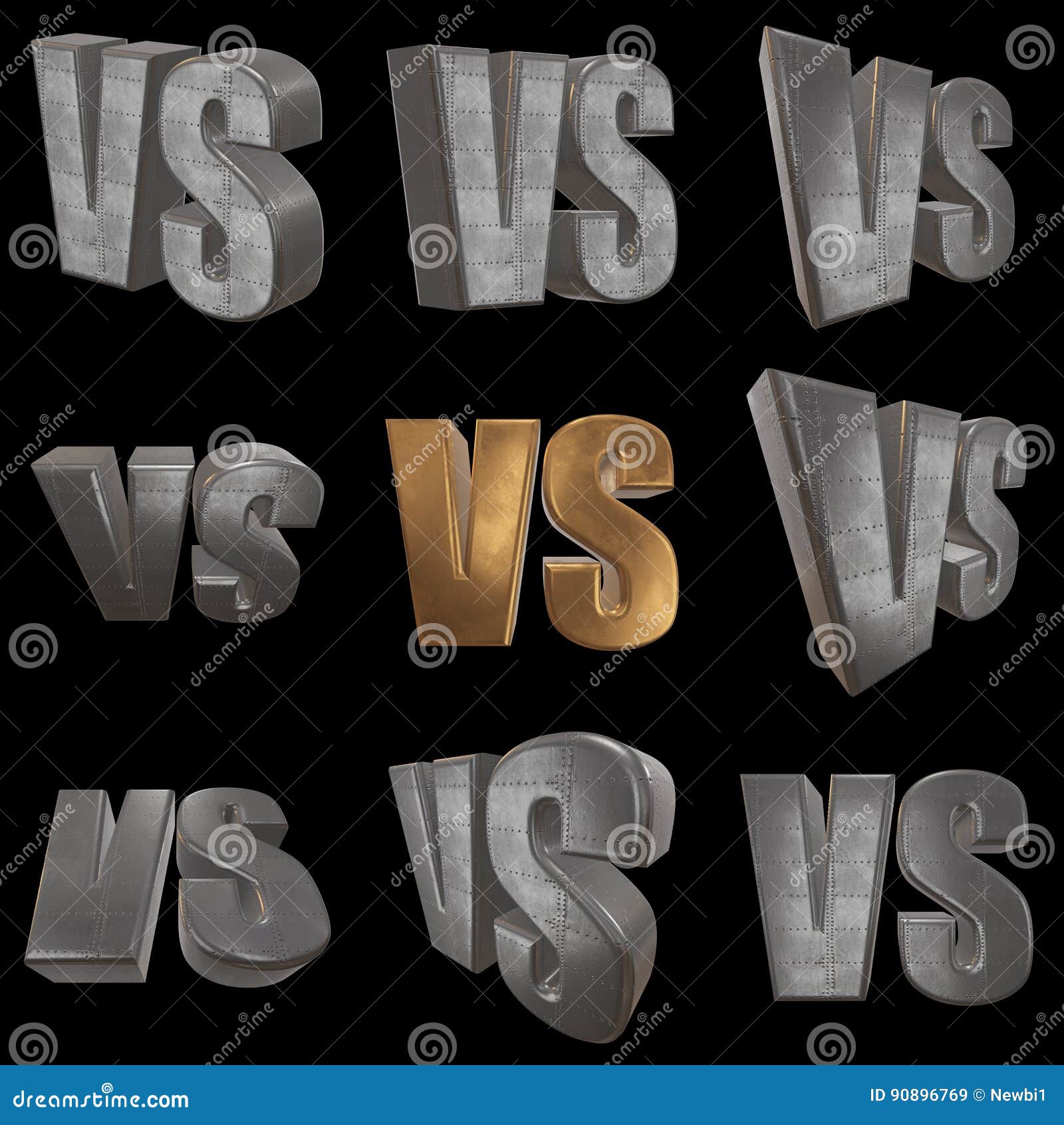 Contre Le Logo CONTRE Les Lettres 3D Illustration Stock - Illustration ...