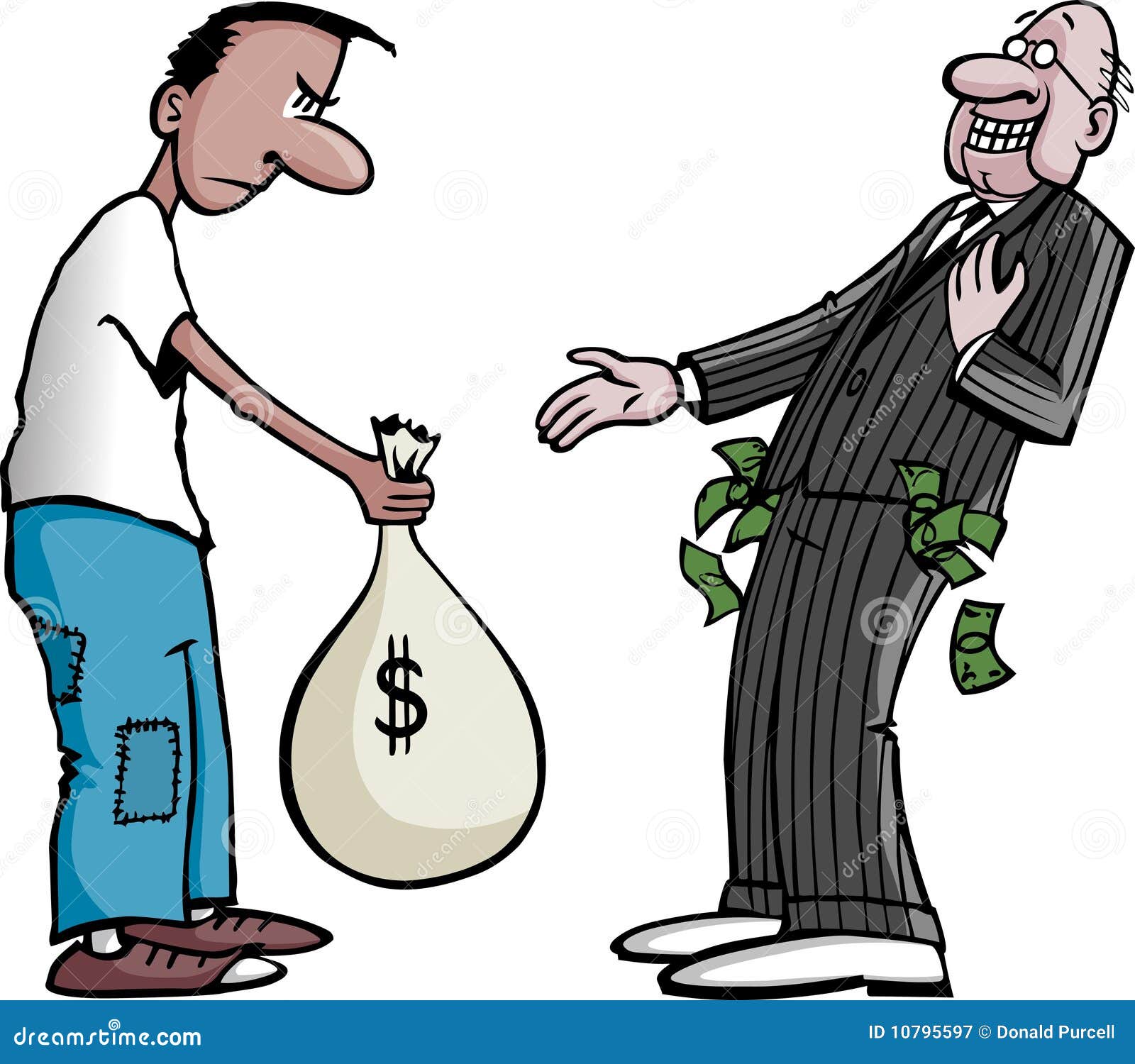 Contribuable illustration stock. Illustration du renflouement - 10795597