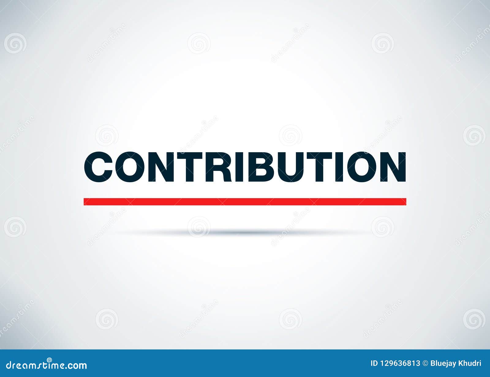 Contribution Abstract Flat Background Design Illustration Stock ...