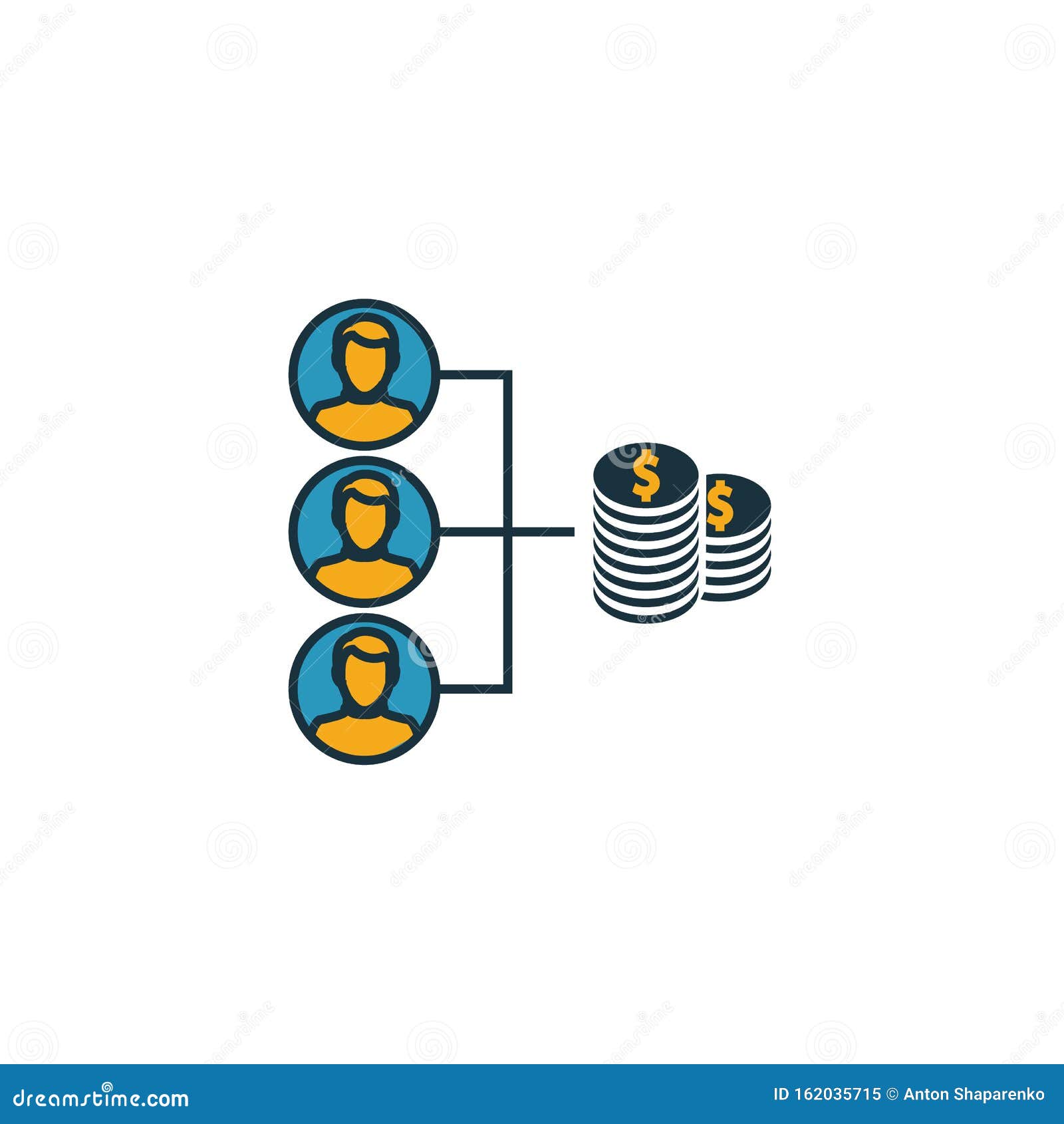Contribution Icon. Simple Element from Project Management Icons ...