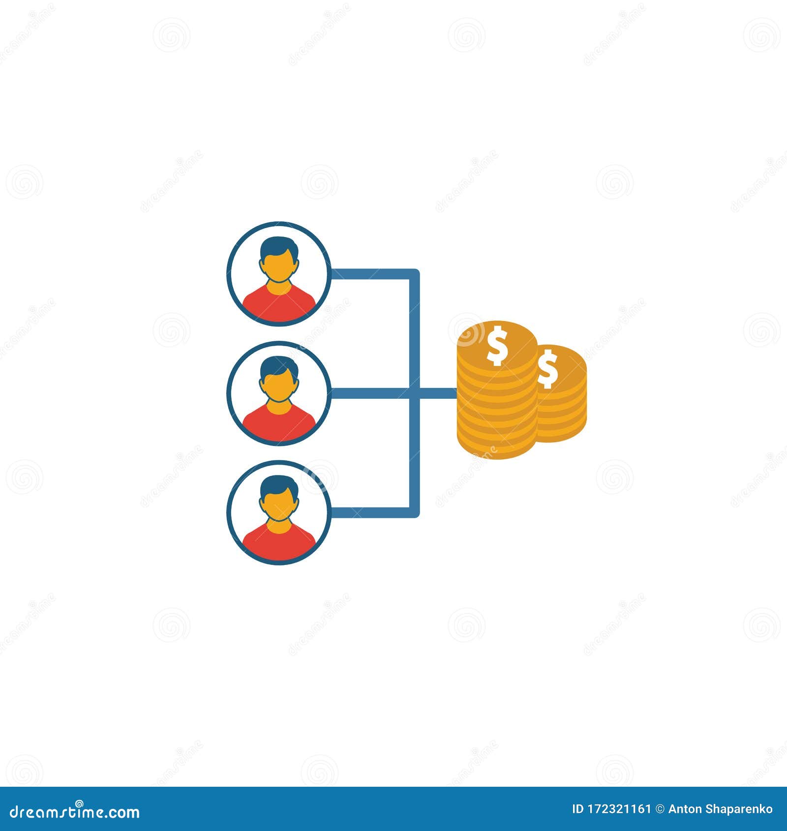 Contribution Icon. Simple Element from Project Management Icons ...