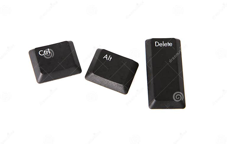 Control Alt Delete stock photo. Image of manager, keys - 7890234