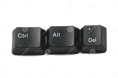 Control, alt and delete stock image. Image of solution - 9655697