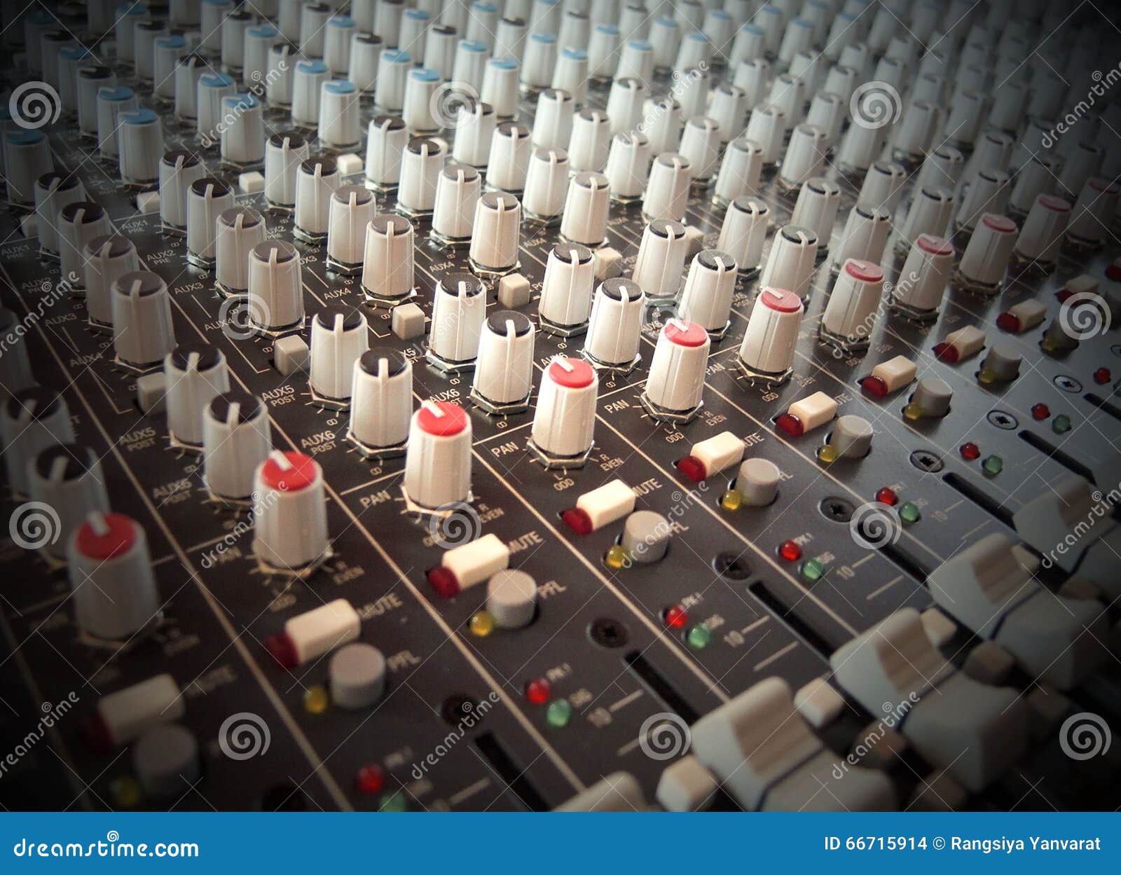 Control audio panel stock photo. Image of music, electric - 66715914