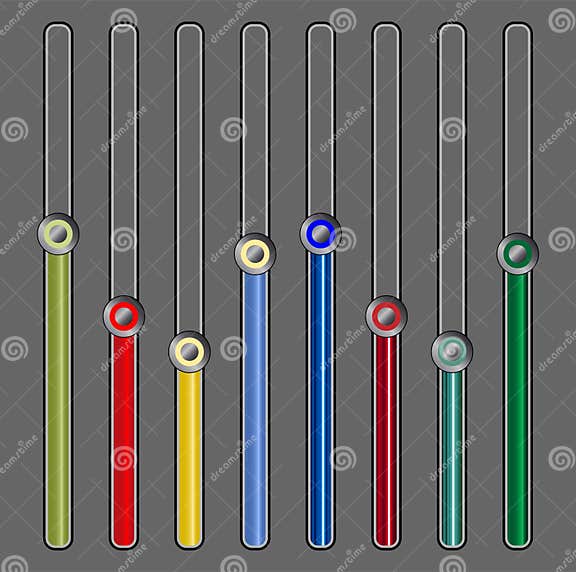 Control bars stock vector. Illustration of navigation - 53365621