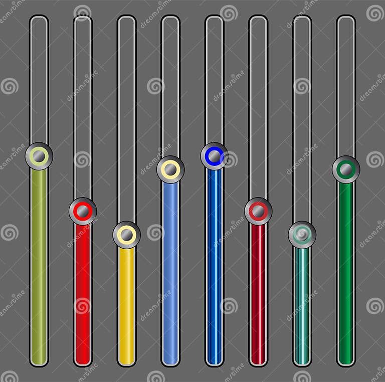 Control bars stock vector. Illustration of navigation - 53365621