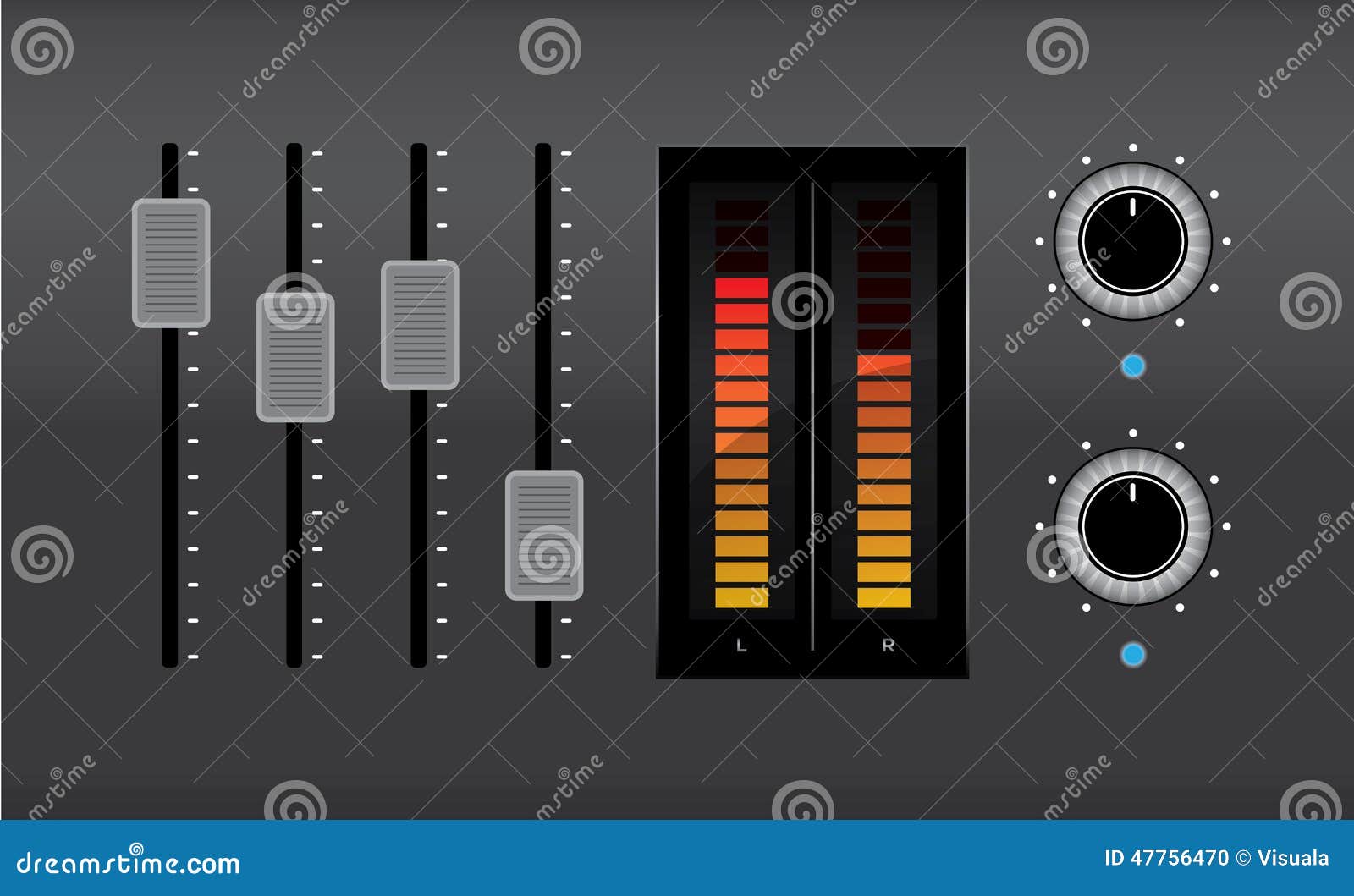 Control stock vector. Illustration of play, pause, control - 47756470