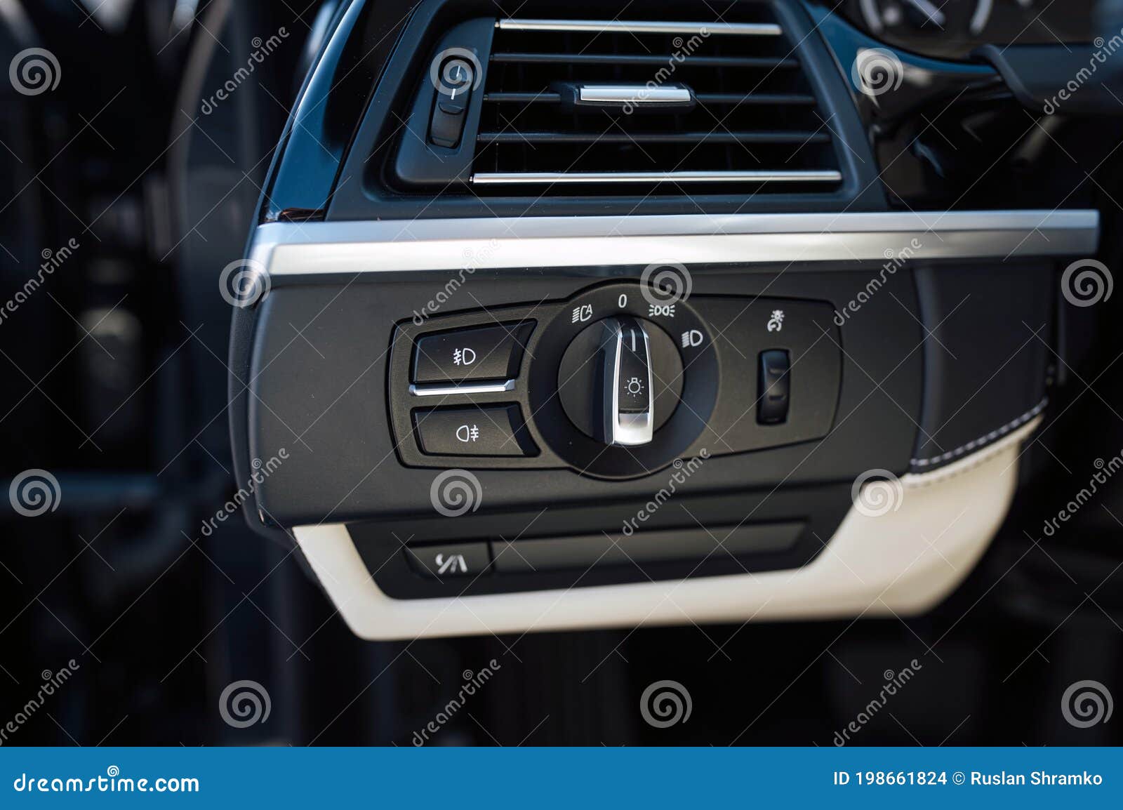Control Board for Various Driver Assistance Systems in a Luxury Car ...