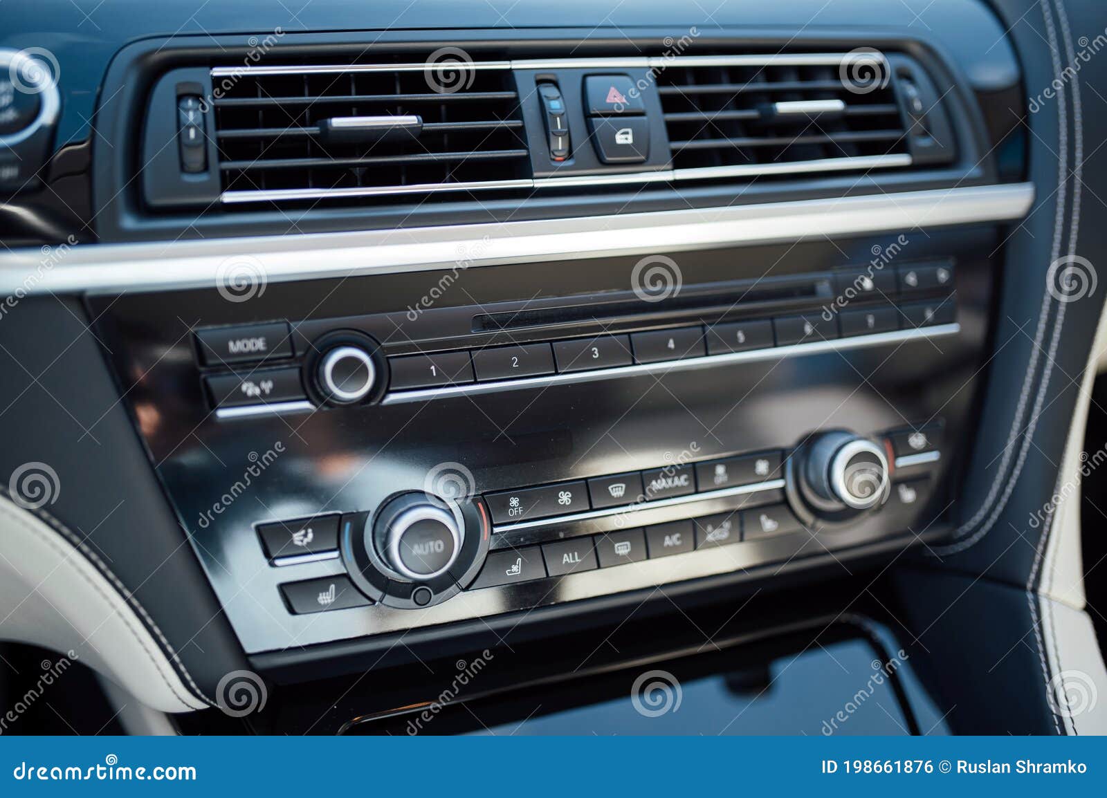 Control Board for Various Driver Assistance Systems in a Luxury Car ...