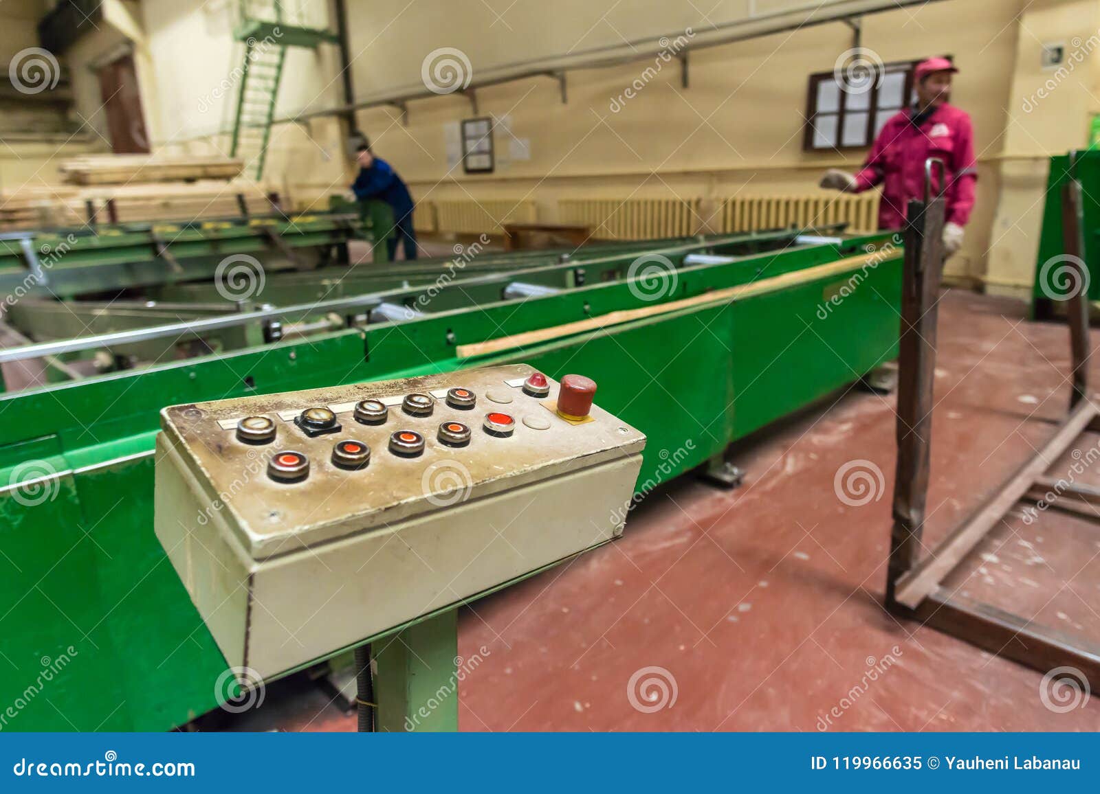 Control Board of Woodworking Machine Editorial Image - Image of plank ...