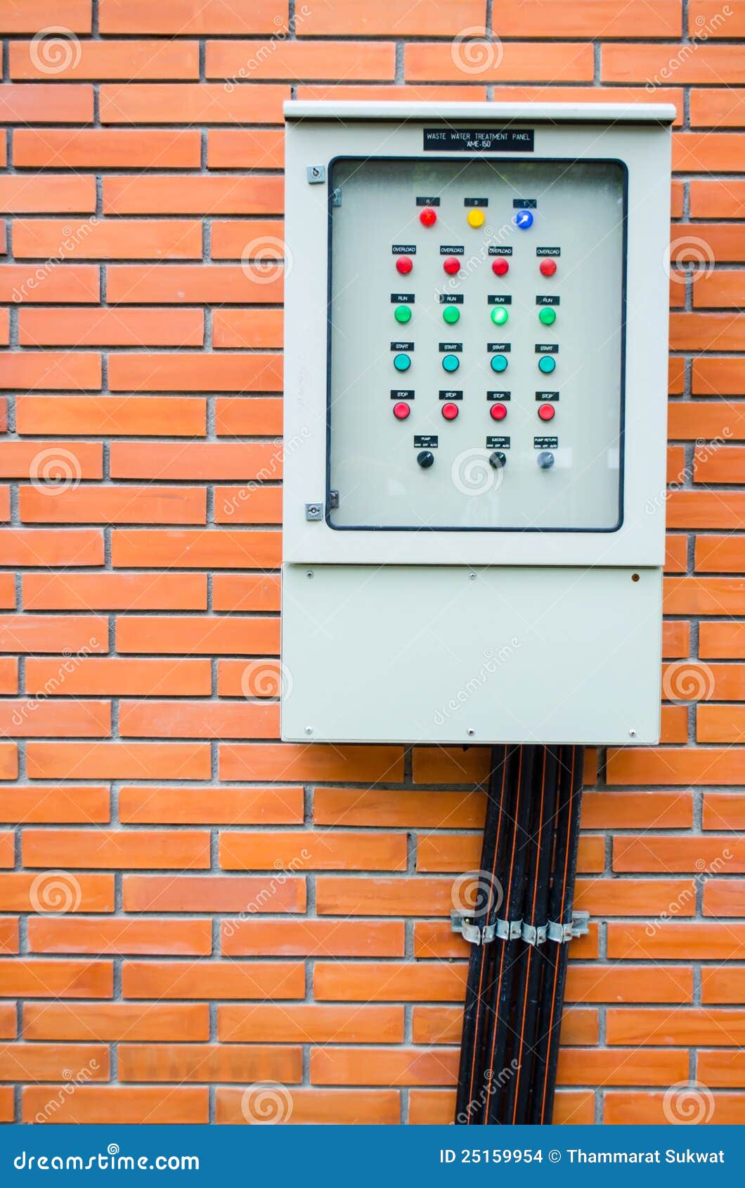 Control box stock photo. Image of electrical, cable, scheme - 25159954