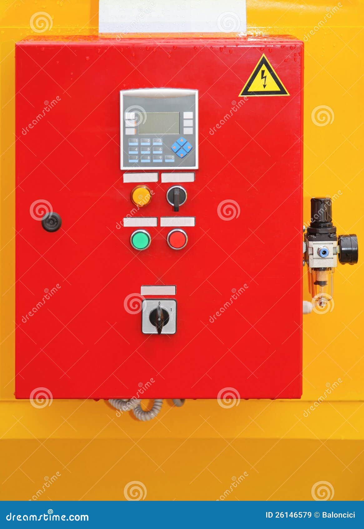 Control box stock image. Image of unit, danger, electrical - 26146579