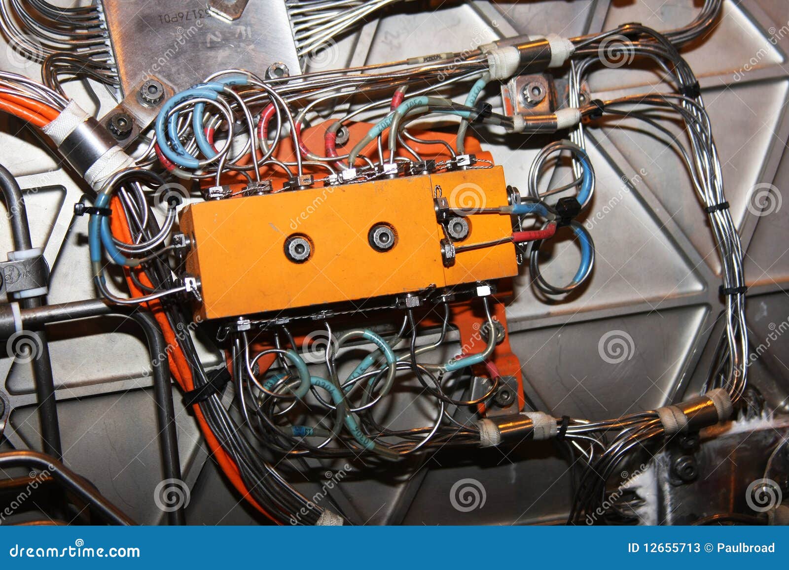 Control box on jet engine. stock image. Image of power - 12655713