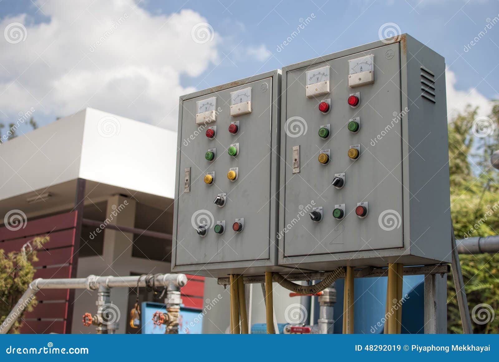 Control box stock image. Image of protection, design - 48292019