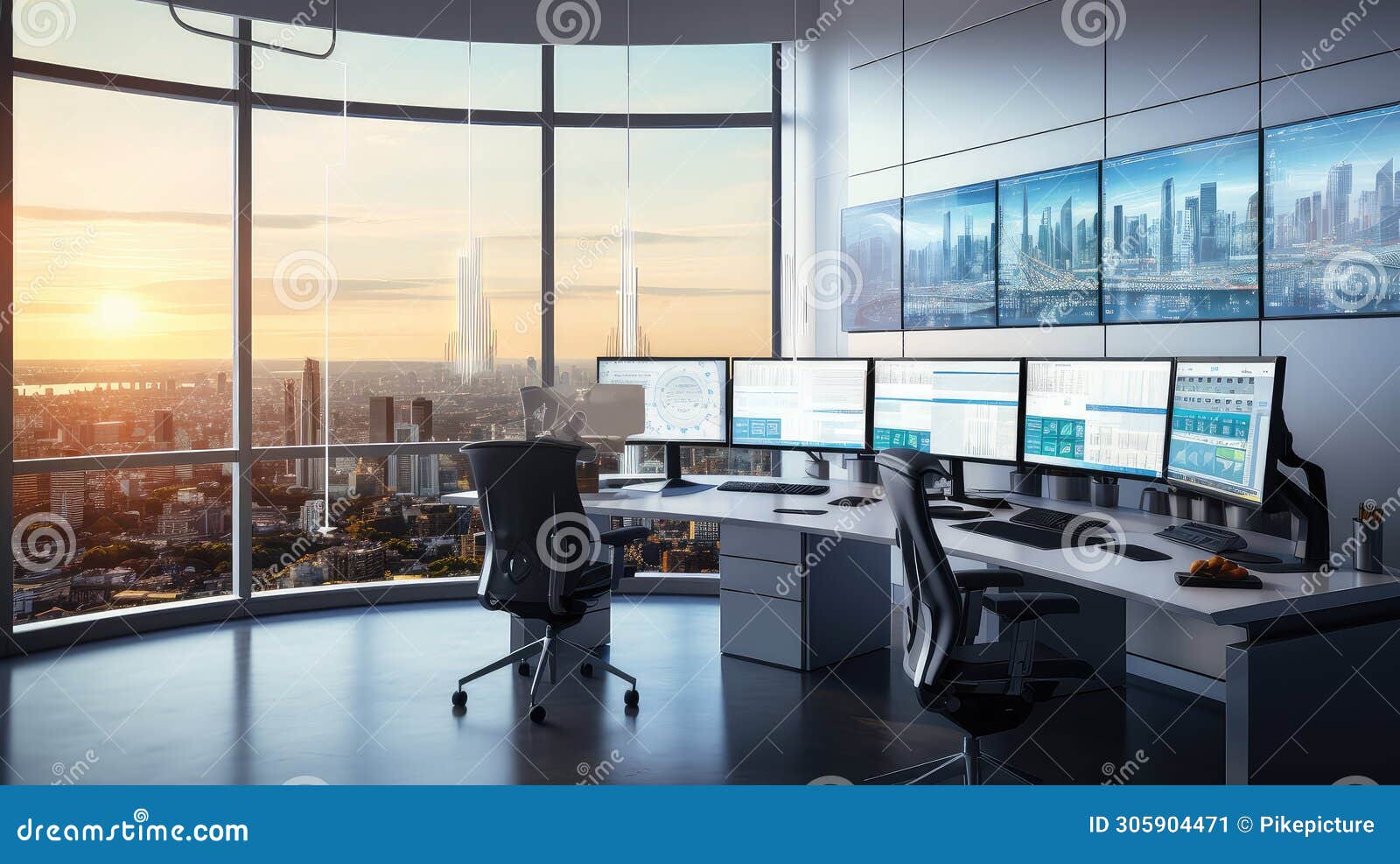 Control Building Automation System Stock Illustration - Illustration of ...
