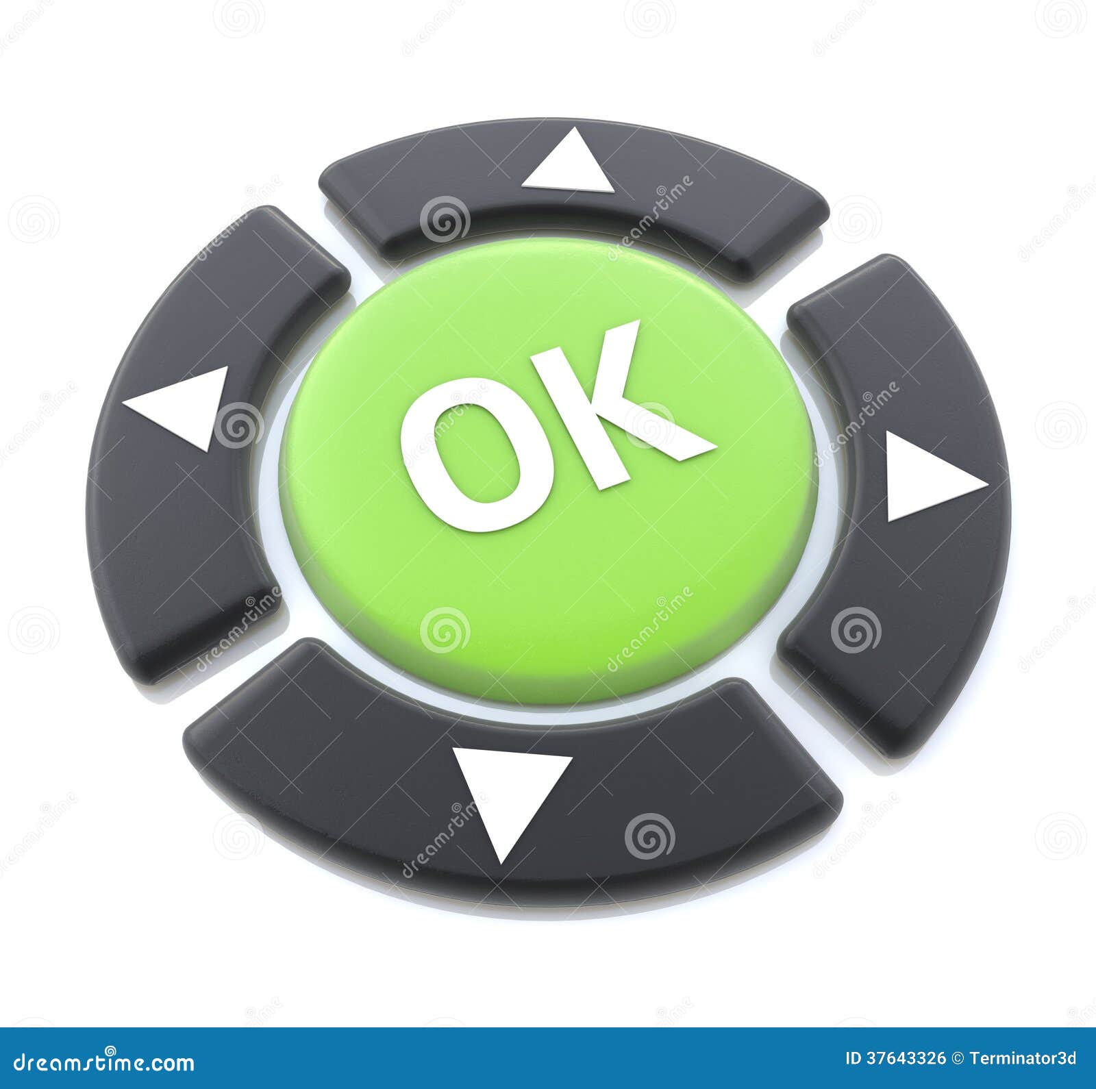 Control buttons stock illustration. Illustration of accept - 37643326