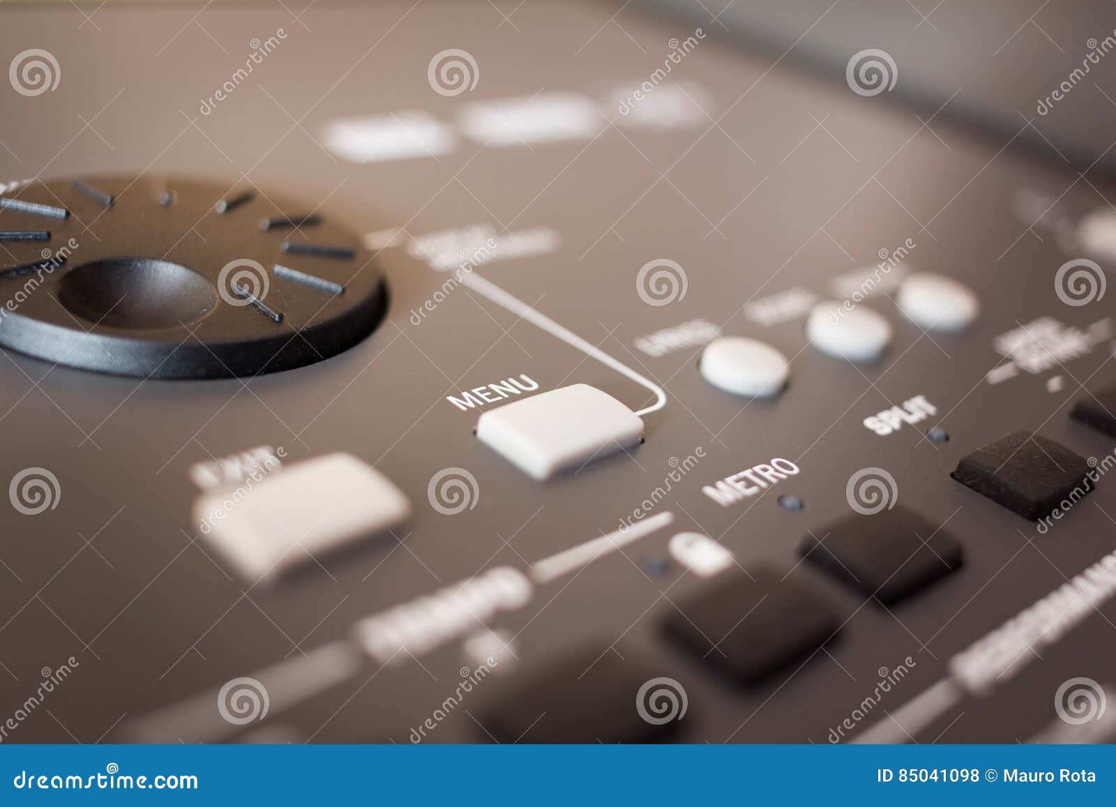 Control Buttons for Electronic Musical Keyboard Stock Photo - Image of ...