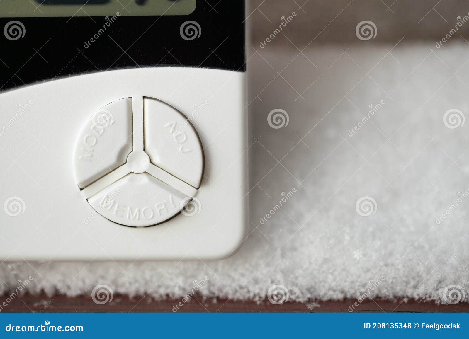 Control Buttons of a Large Device for Measuring Temperature and ...