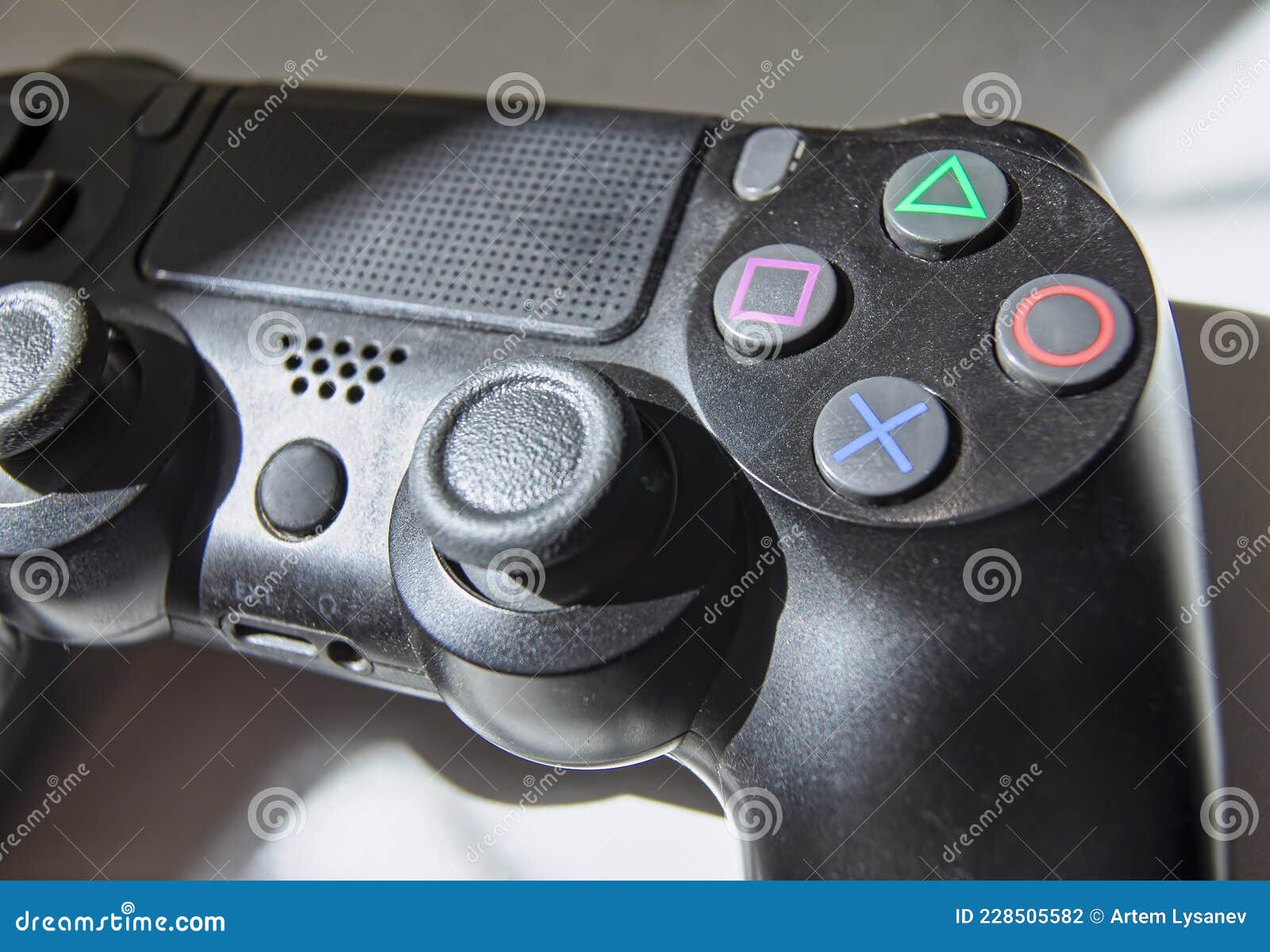 Control Buttons on the Old Joystick Stock Photo - Image of gamer ...