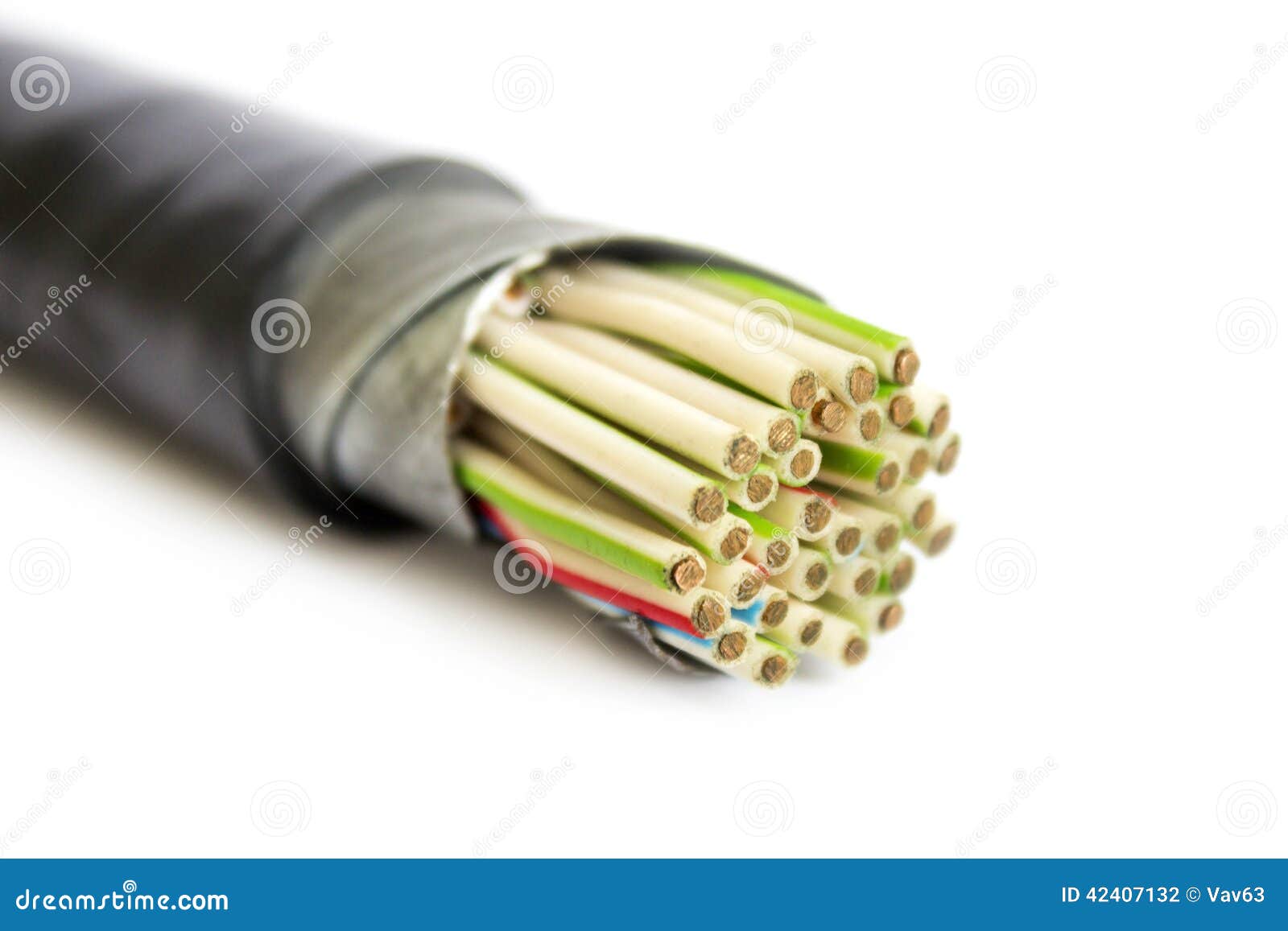 Control Cable On The Tray For 115kV Gas Insulated Control Panel Stock ...