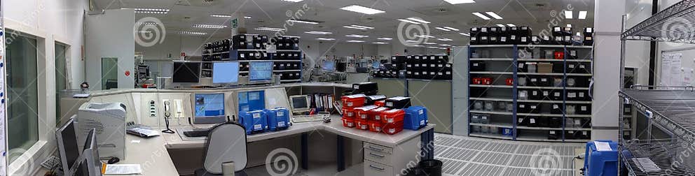 Control Center of the Factory Stock Photo - Image of boxes, equipment ...