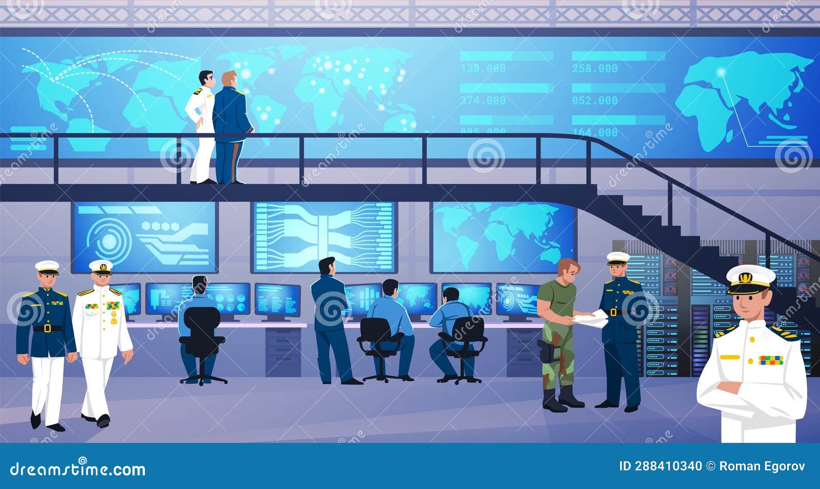 Office Command. Harsh Comic Cartoon Characters | CartoonDealer.com ...