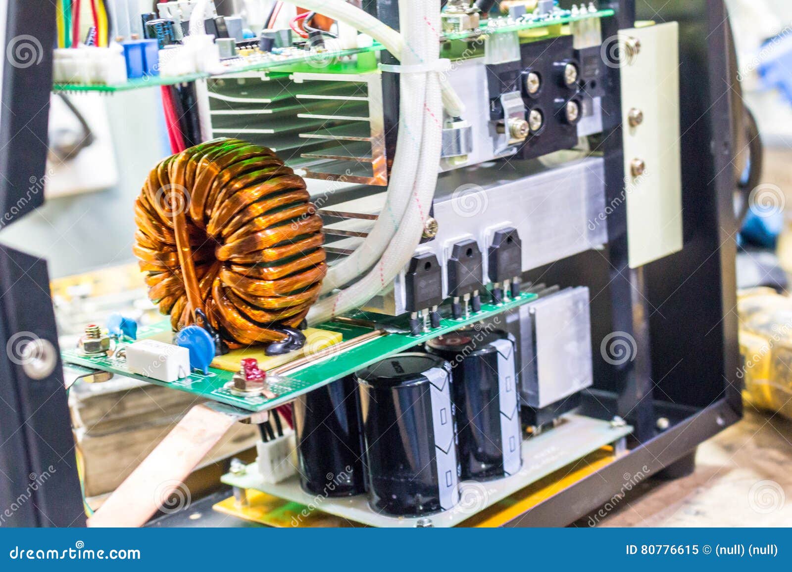 Control Circuit Board Welding Stock Image - Image of inverter, board ...