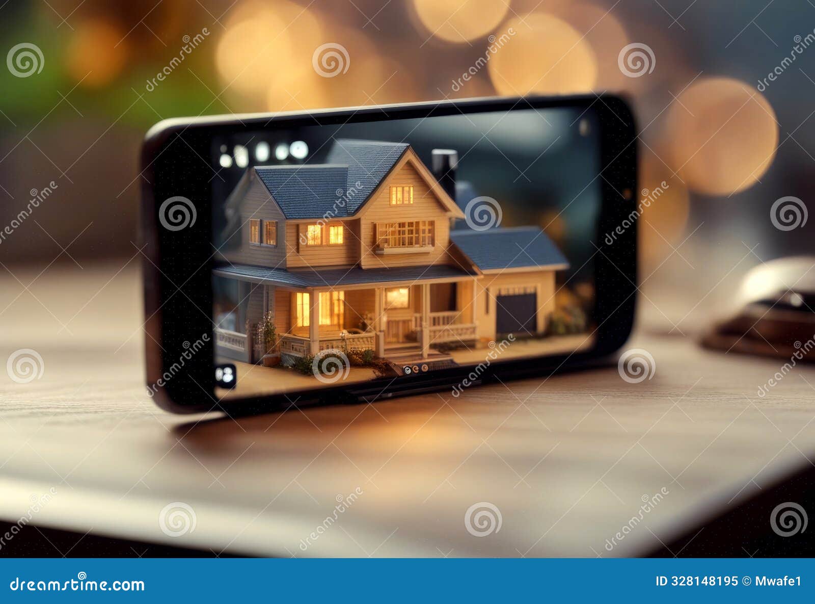 The Control Connected Electronic Icons Smart Representing Small ...