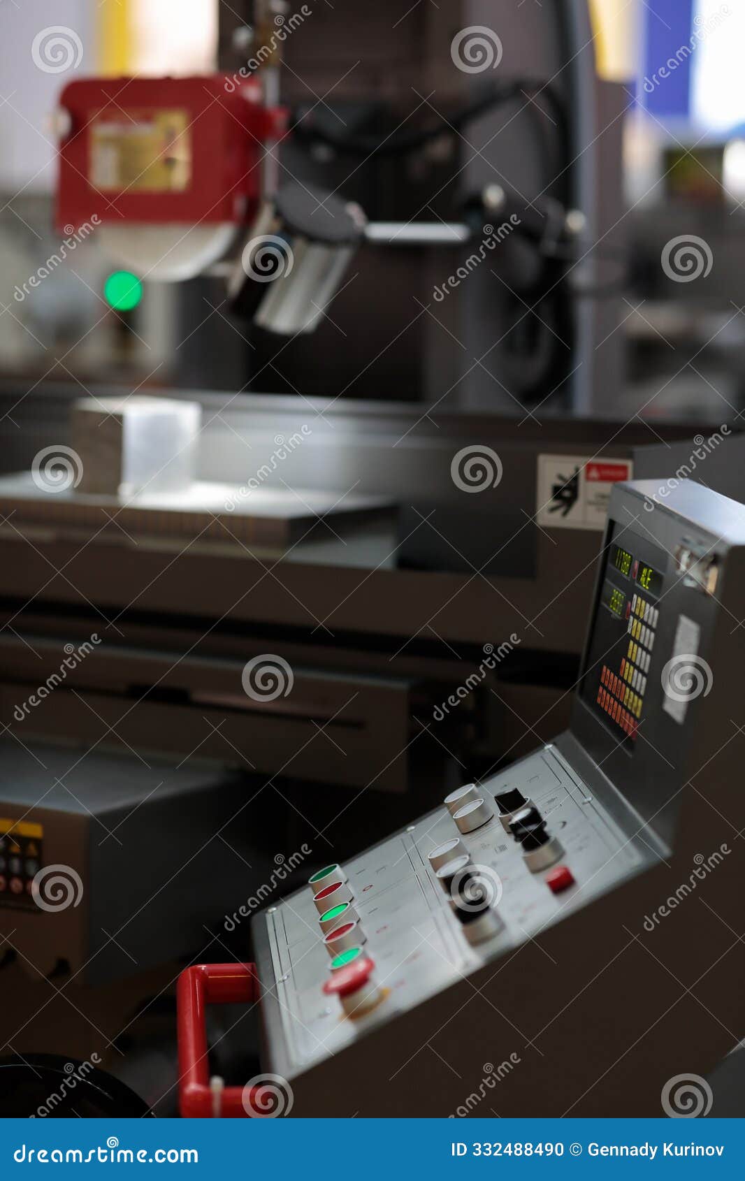 Control Console of CNC Surface Grinding Machine Stock Photo - Image of ...