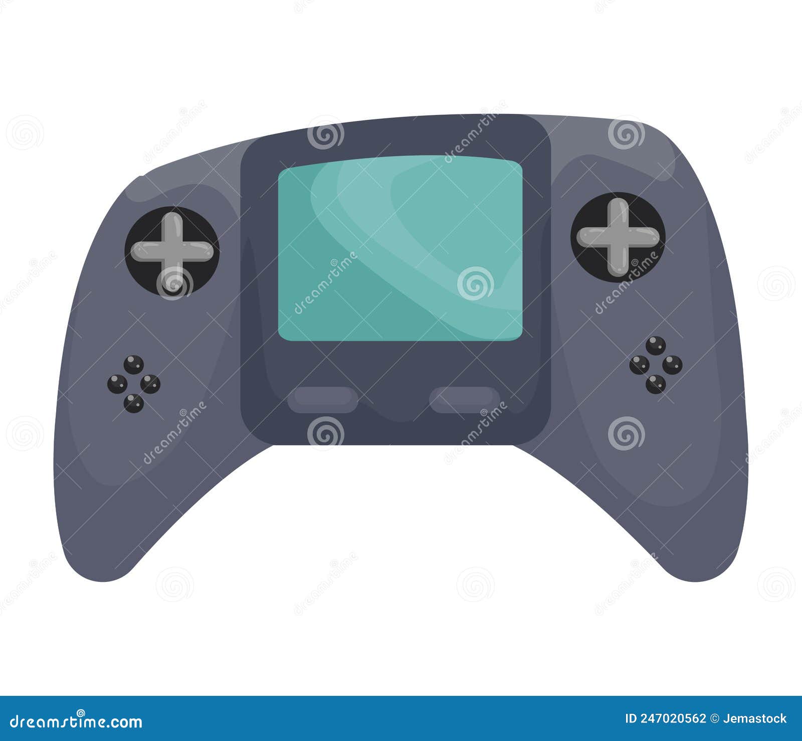 Control De Videojuegos Moderno Ilustración del Vector - Ilustración de ...