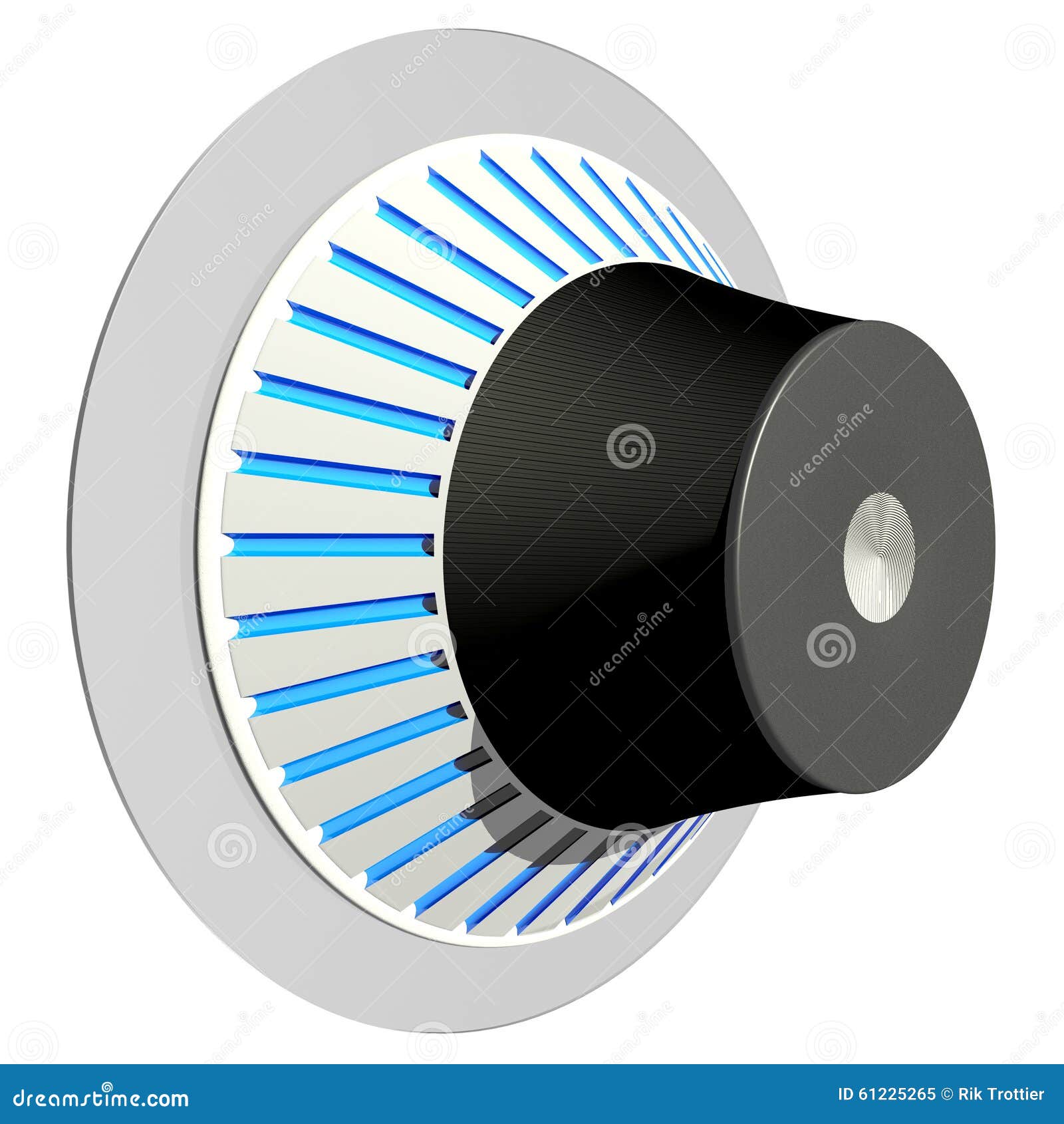 Control Dial stock illustration. Illustration of white - 61225265