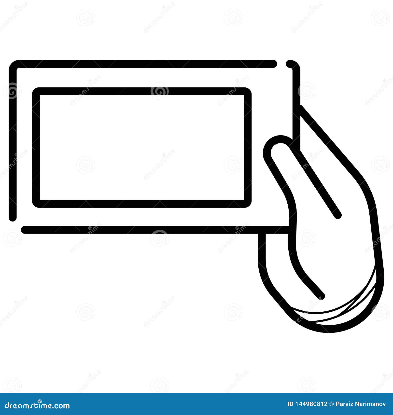 Control Different Devices Tablets and Smartphones Icon Vector Stock ...