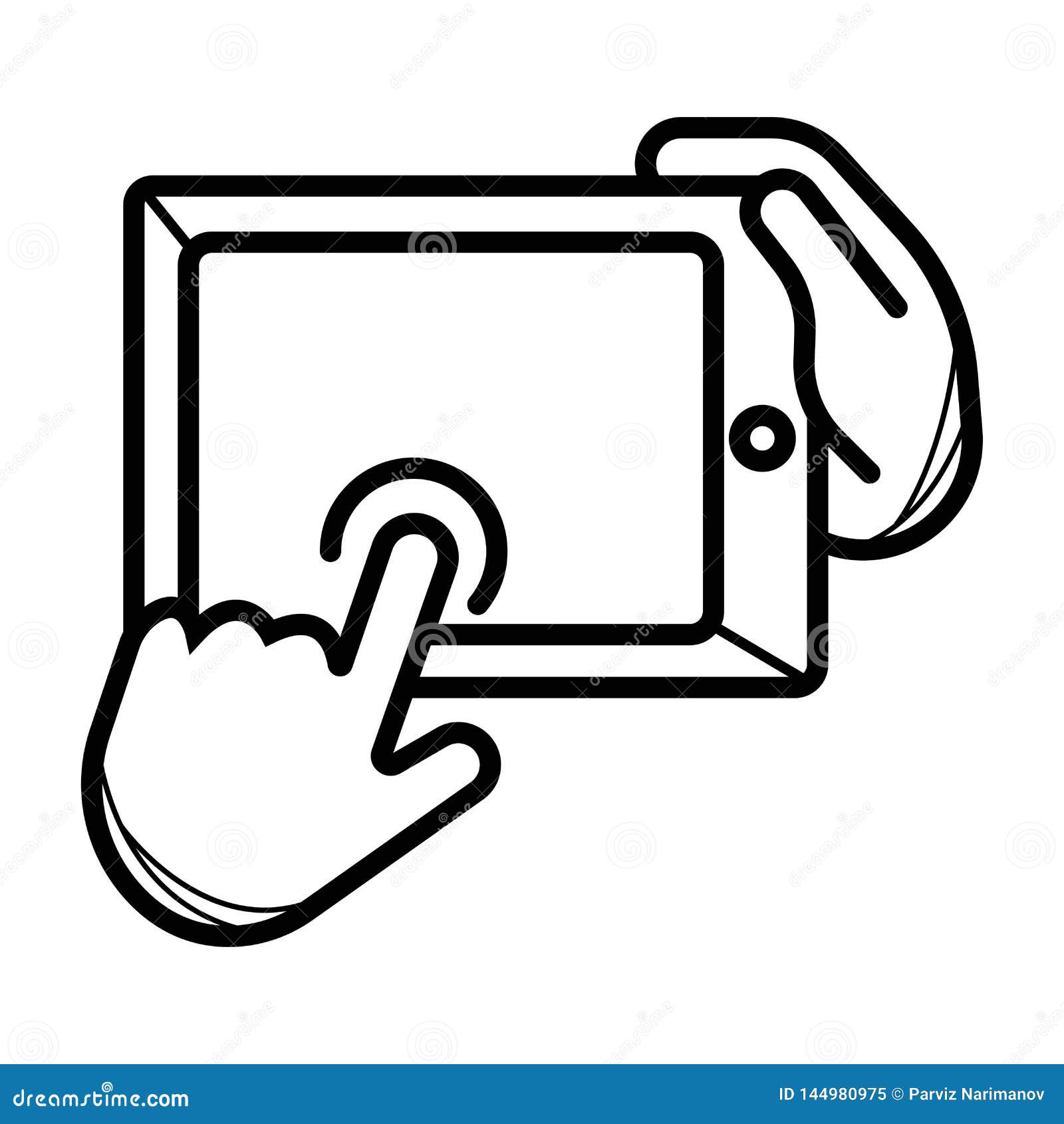 Control Different Devices Tablets and Smartphones Icon Vector Stock ...