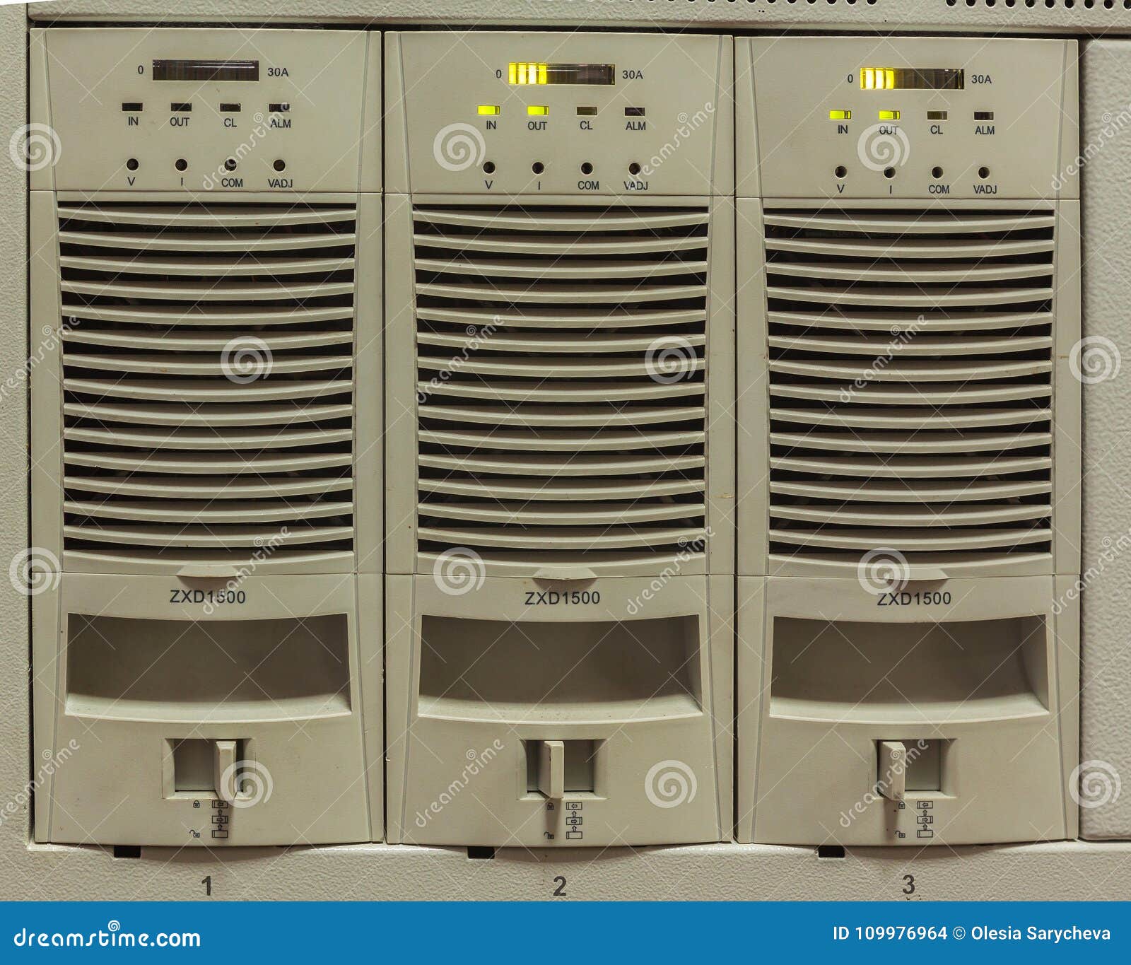 Controls Mobile Power Supply Complex Stock Photo - Image of network ...