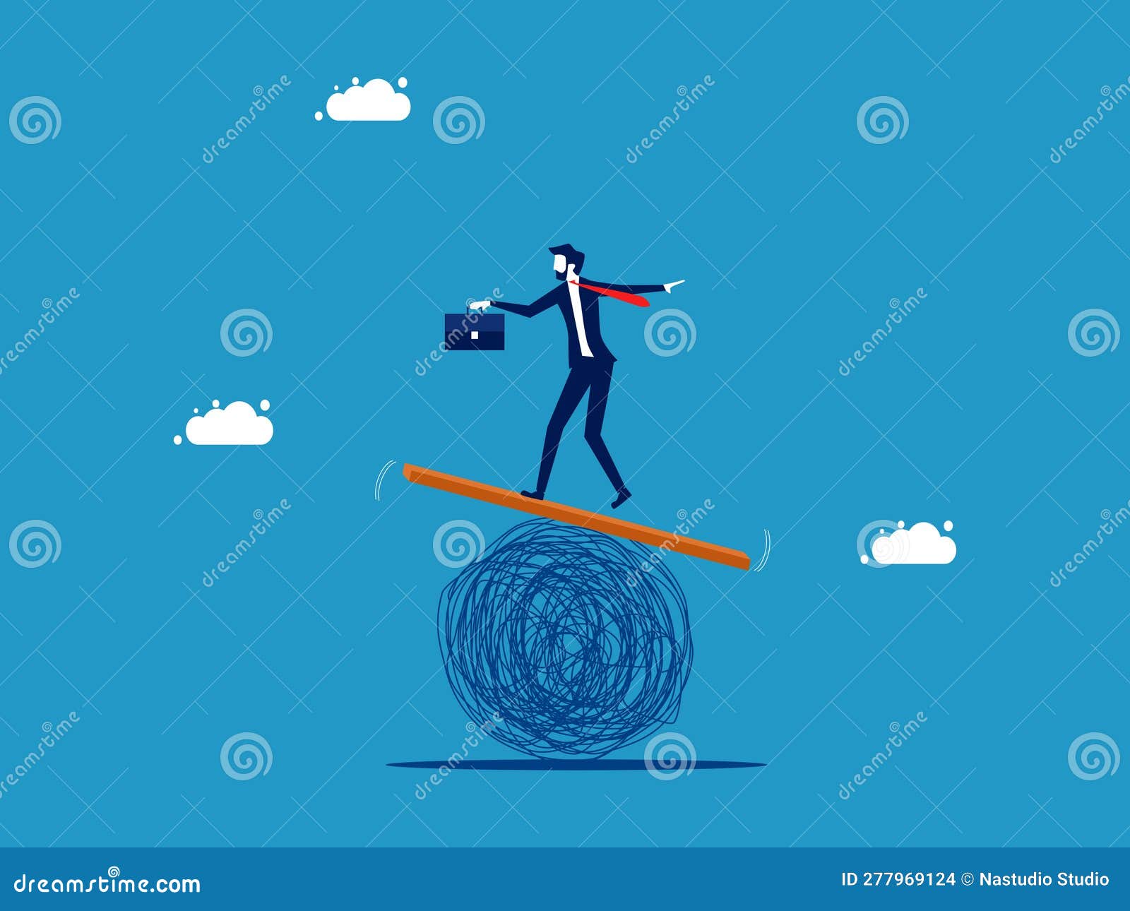 Control Vs Chaos Order Beats DIsorder Words Arrow Rising Over Pr Stock ...