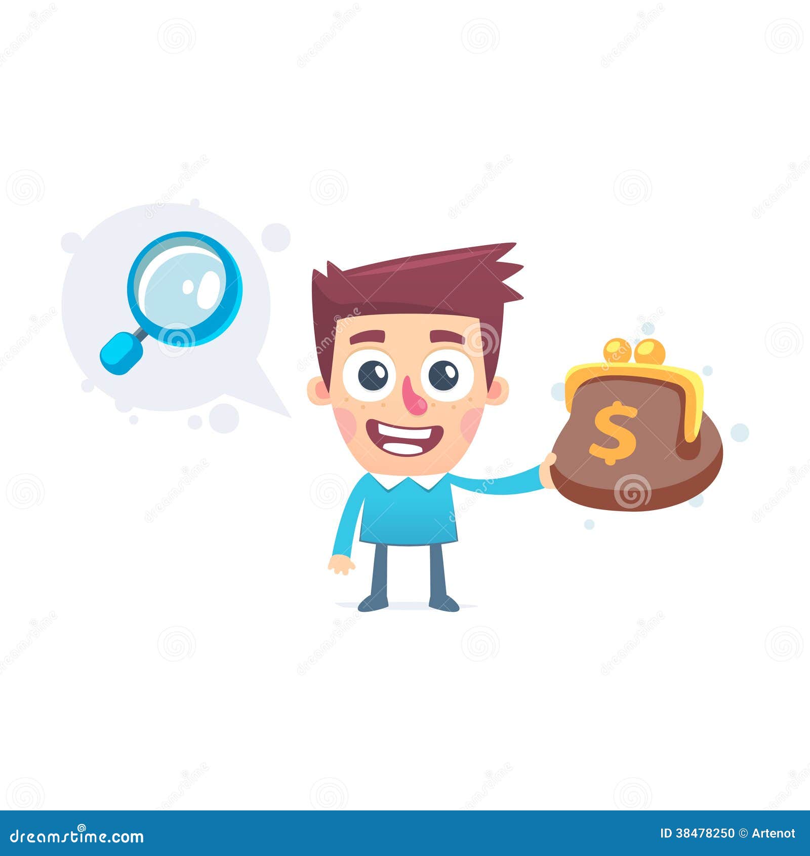 Control of finances stock illustration. Illustration of finance - 38478250