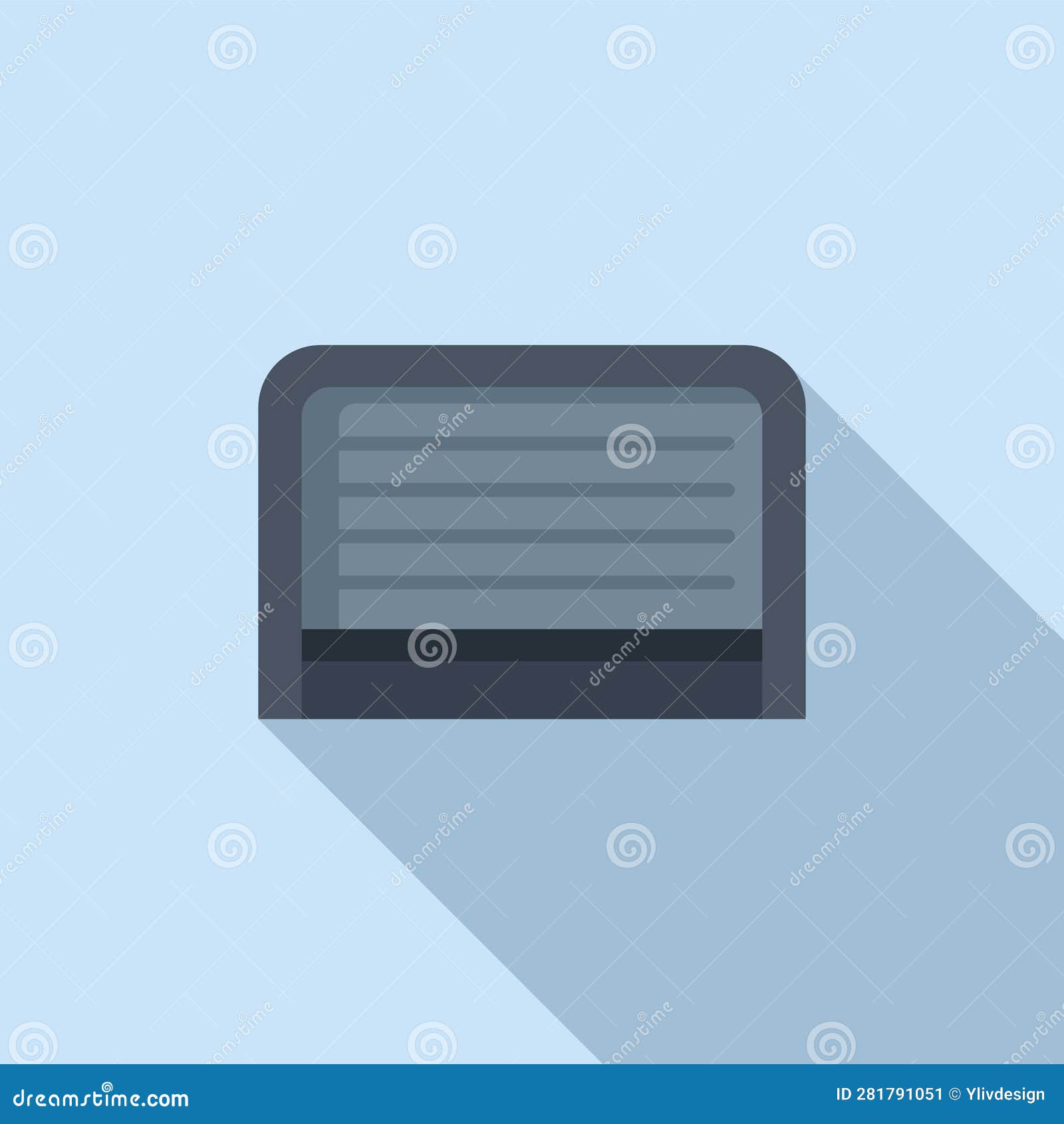 Control Gate Icon Flat Vector. Fence Security Stock Illustration ...