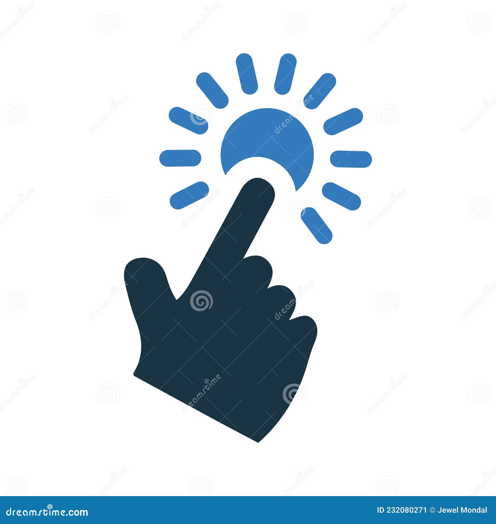 Control, Gesture, Touch Icon. Editable Vector Graphics Stock Vector ...